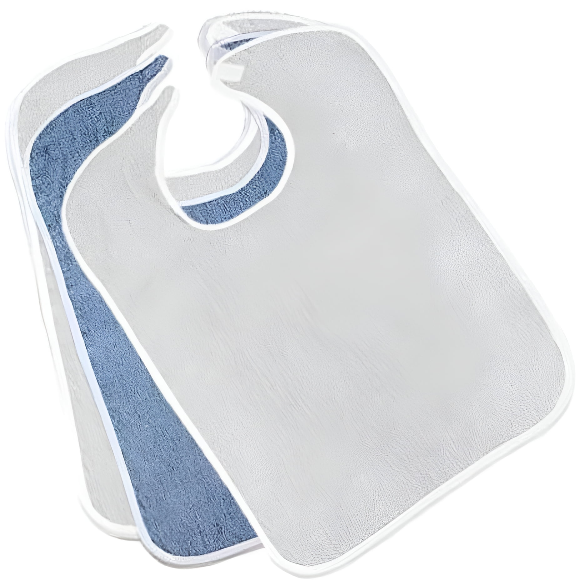 Terry Reusable Adult Bibs (3-Pack) - 100% Cotton, Velcro Closure ...