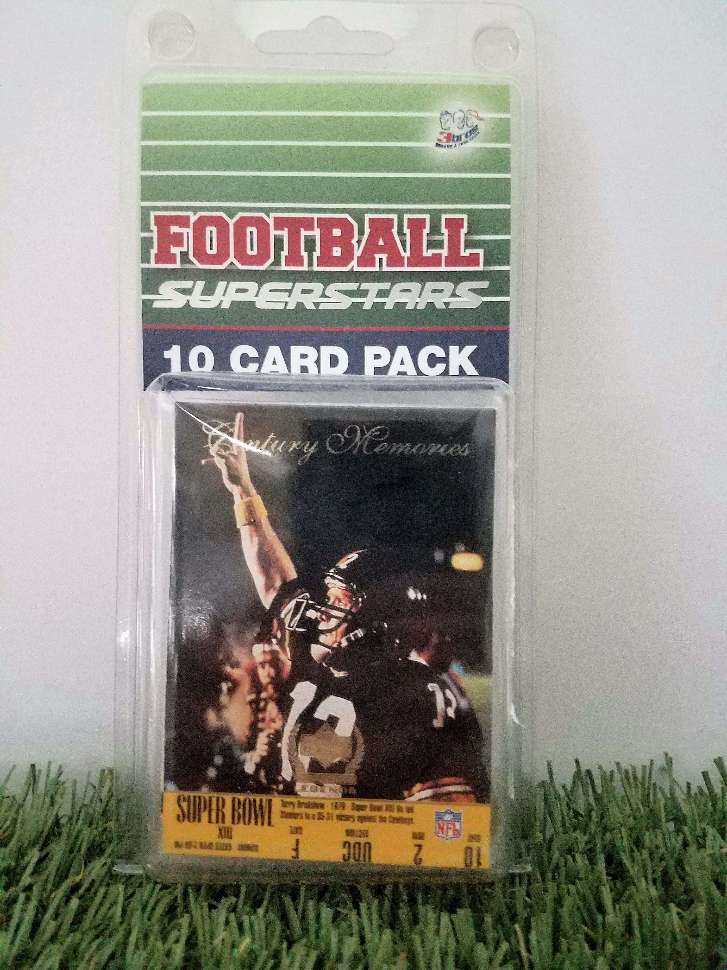 Terry Bradshaw- (10) Card Pack NFL Football Superstar Terry Bradshaw ...