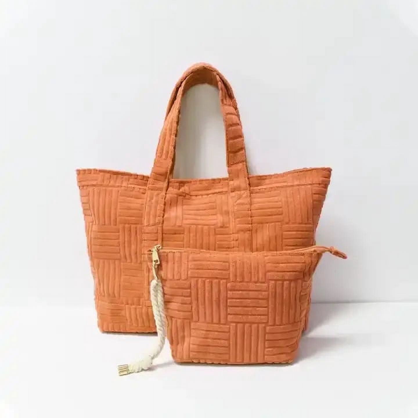 Terry Cloth Bag (Orange) - Walmart.com