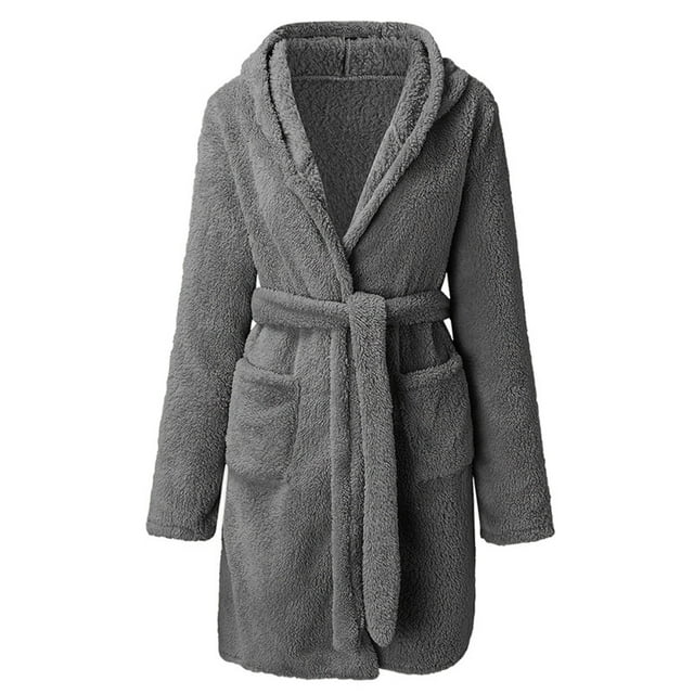 Terry Cloth Robe Mens Robes Robe Terry Men Robes Thickening, Adding ...