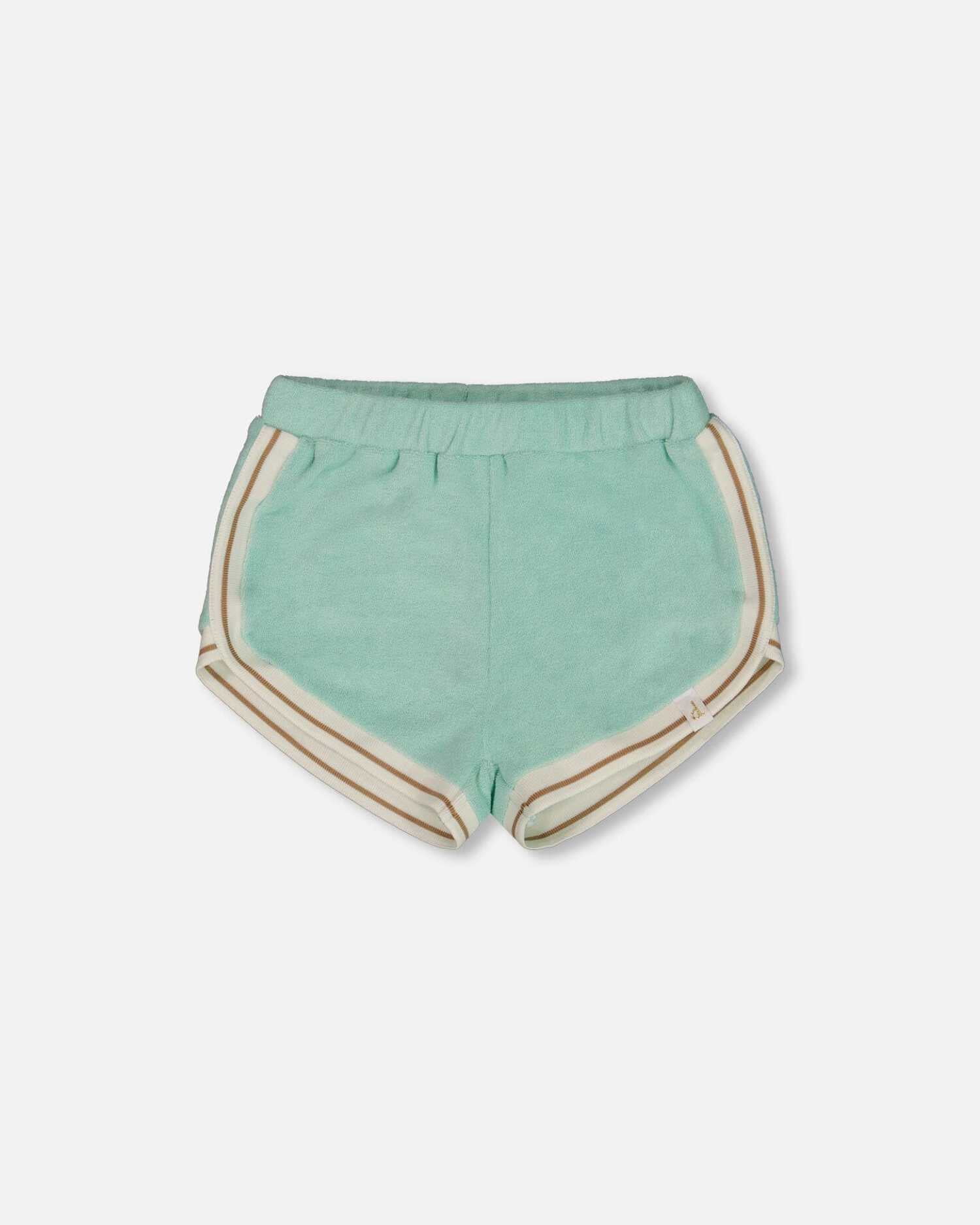 Terry Cloth Short Turquoise And Beige - Walmart.com