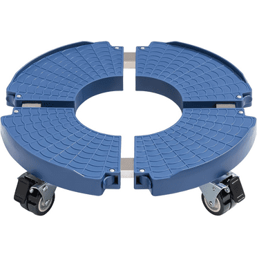 VIMOA Potted Plant Mover Dolly Green with Rubber Flat Free Round Wheels ...