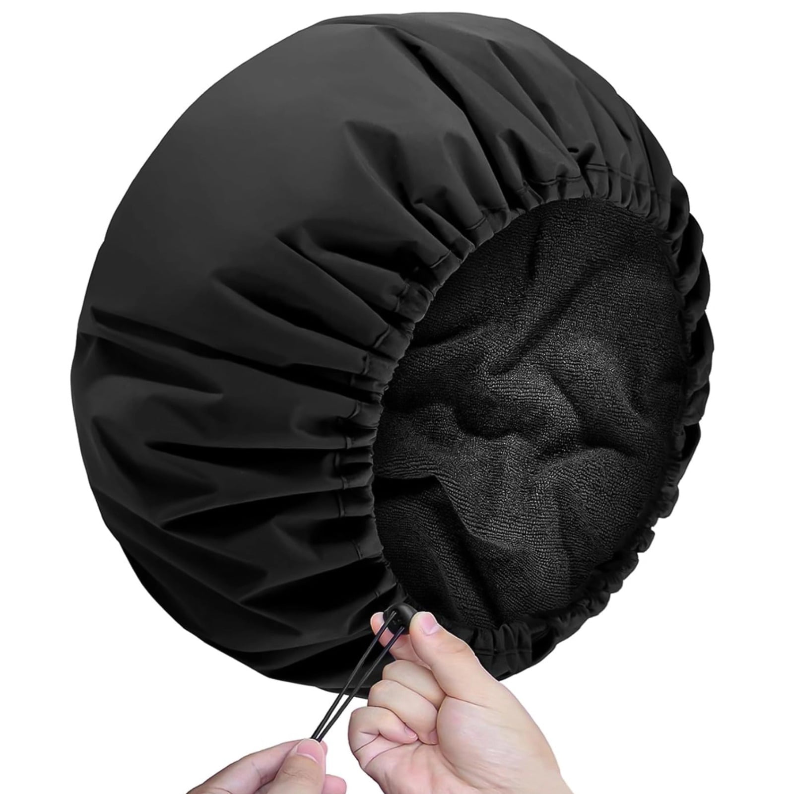 Terry Lined Shower Cap, Extra Large Shower Cap for Braids, Adjustable ...