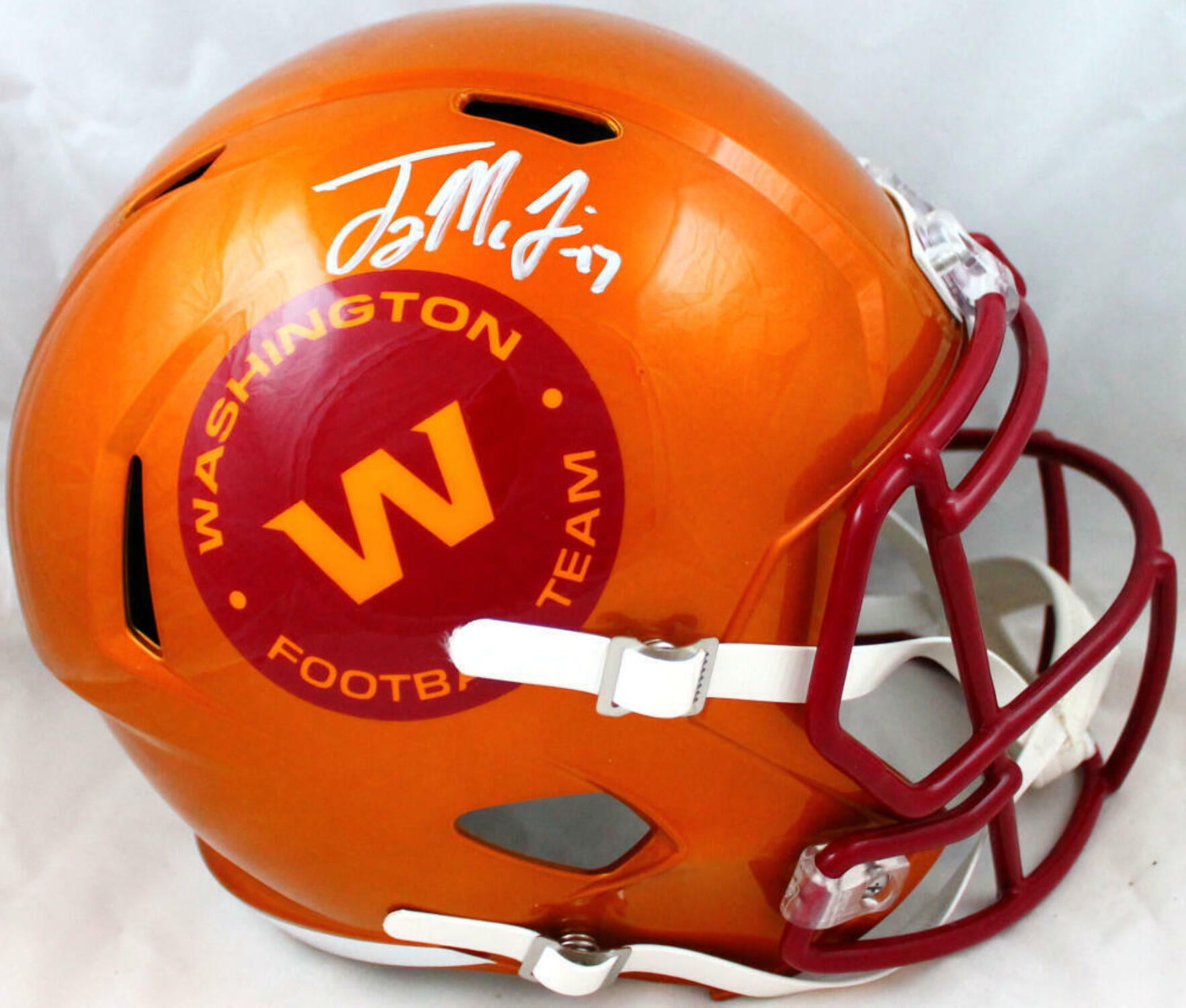 Terry McLaurin Signed Washington Football Team F/S Flash Speed Helmet ...