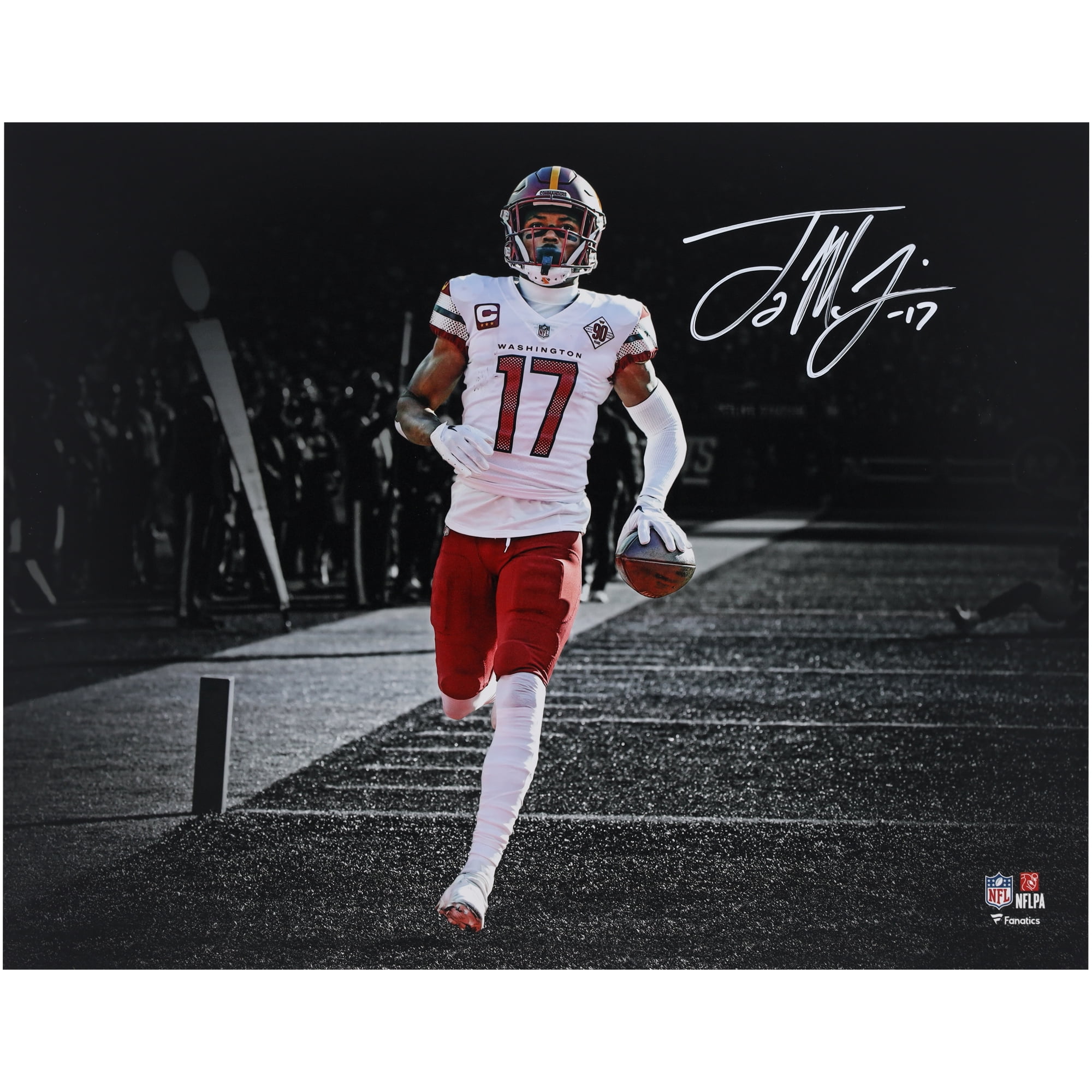 Terry Mclaurin Washington Commanders Autographed 11 X 14 Spotlight Photograph