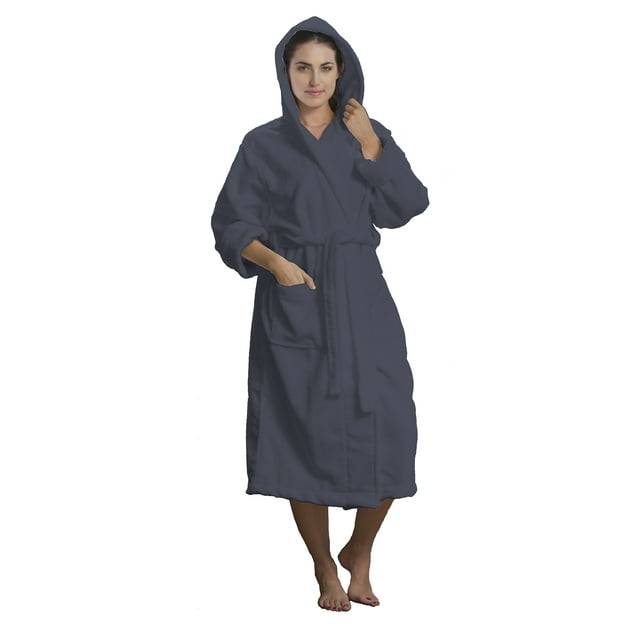 Terry Microfiber Robes for Men, 2X/3X Large, Charcoal Cover Up Robe ...