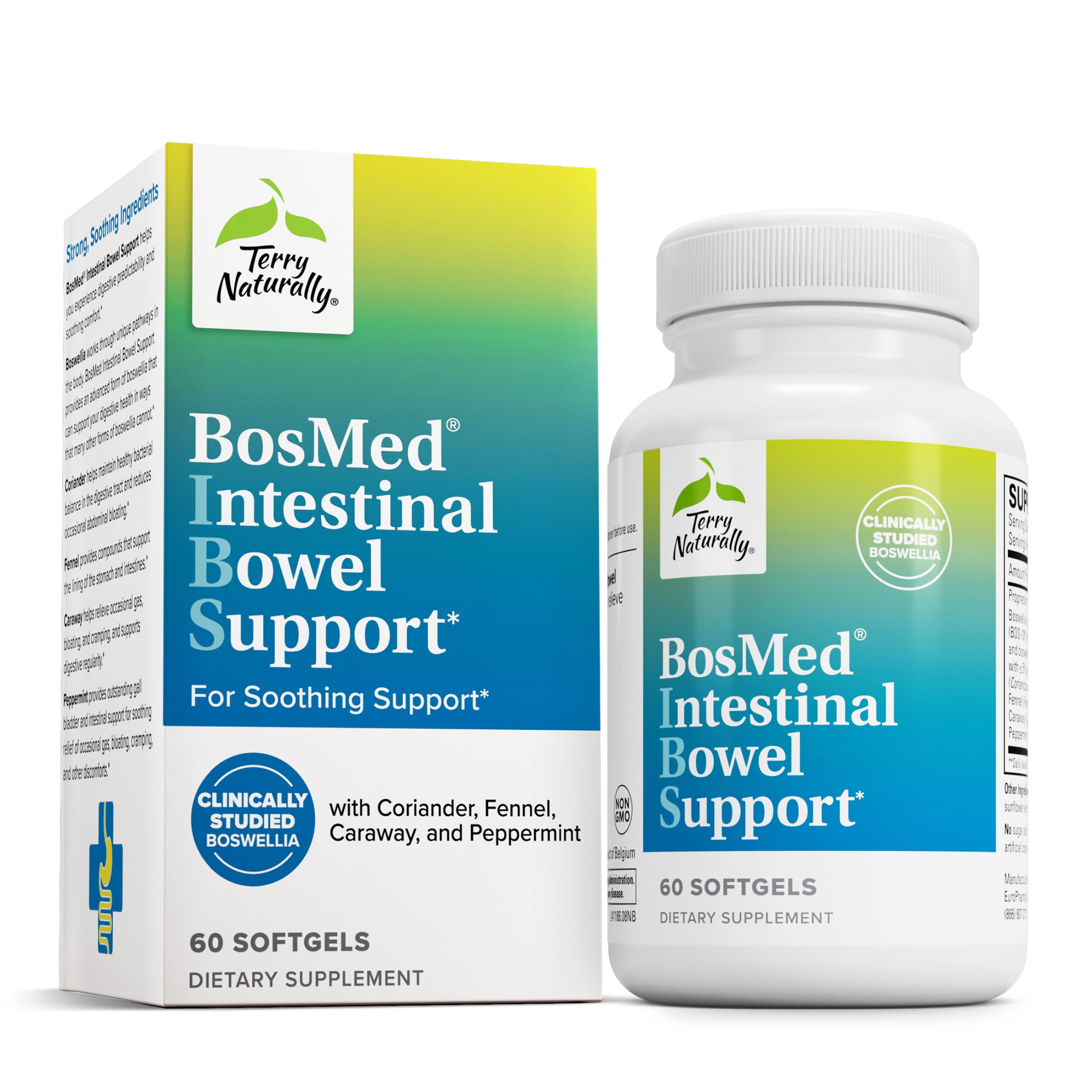 Terry Naturally Bosmed Intestinal Bowel Support - Walmart Business Supplies