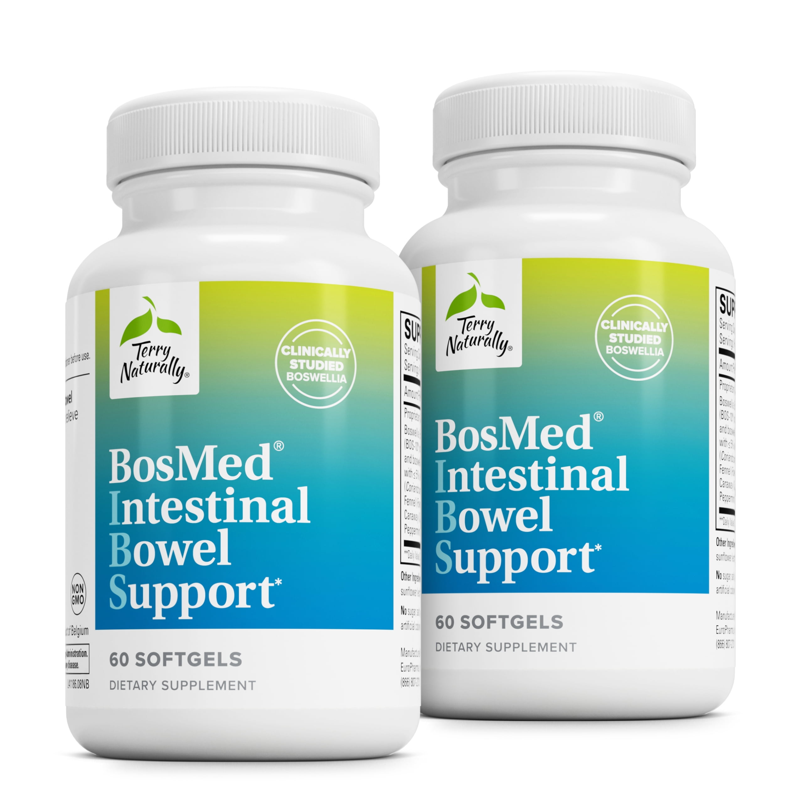 Terry Naturally BosMed Intestinal Bowel Support - 60 Softgels (Pack of ...