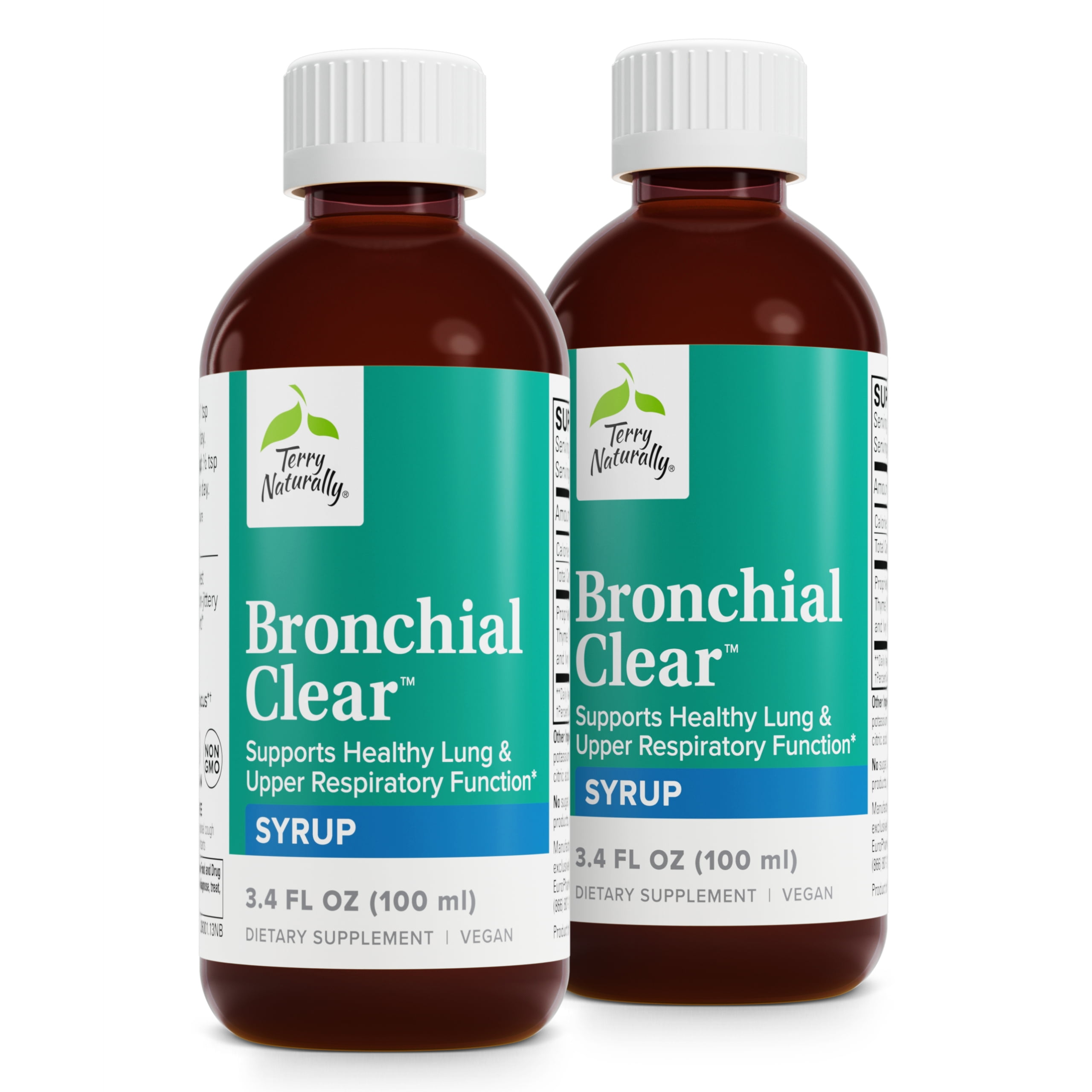 Terry Naturally Bronchial Clear Liquid - 3.4 fl oz (Pack of 2 ...