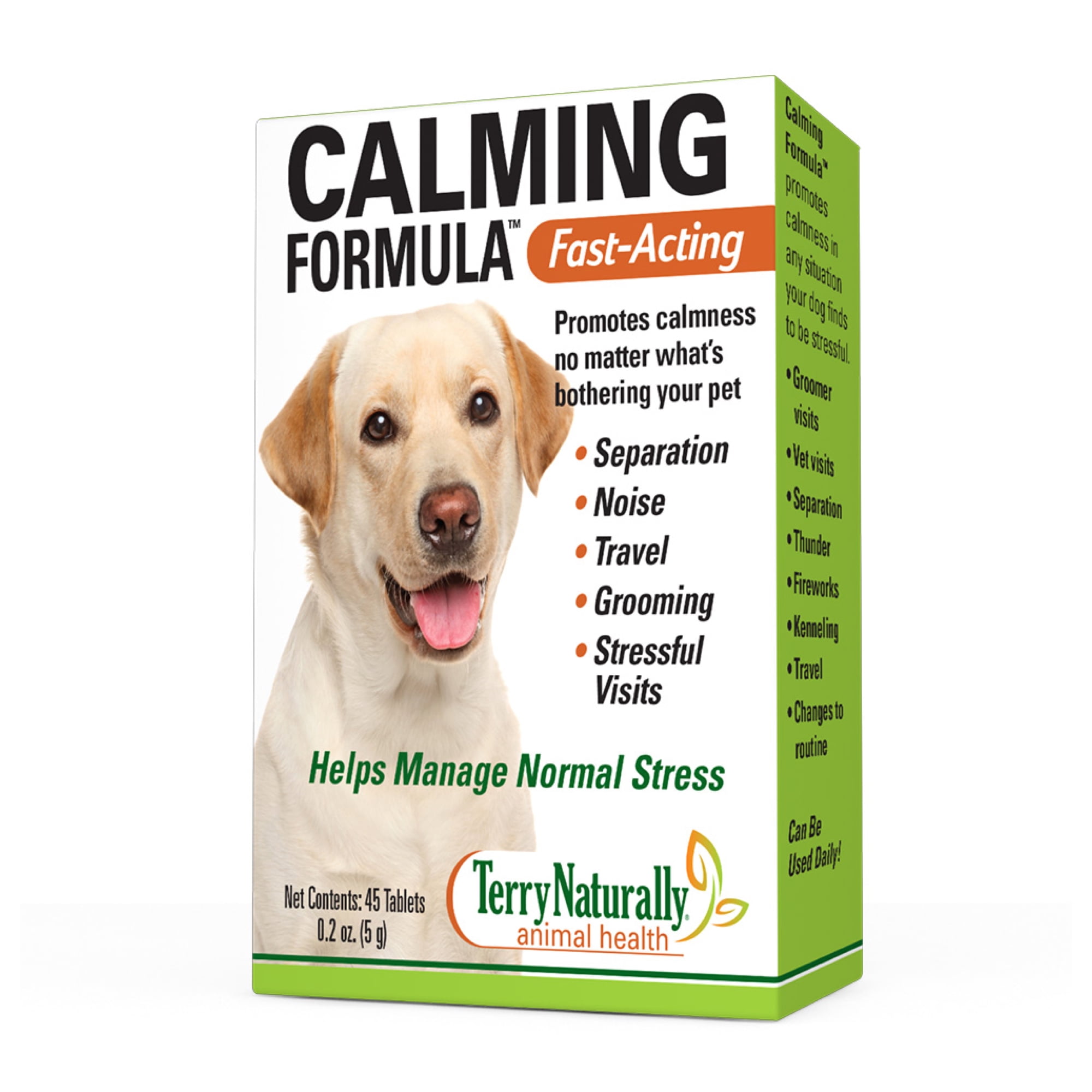 Terry Naturally Calming Formula for Dogs - 45 Tablets - Walmart.com
