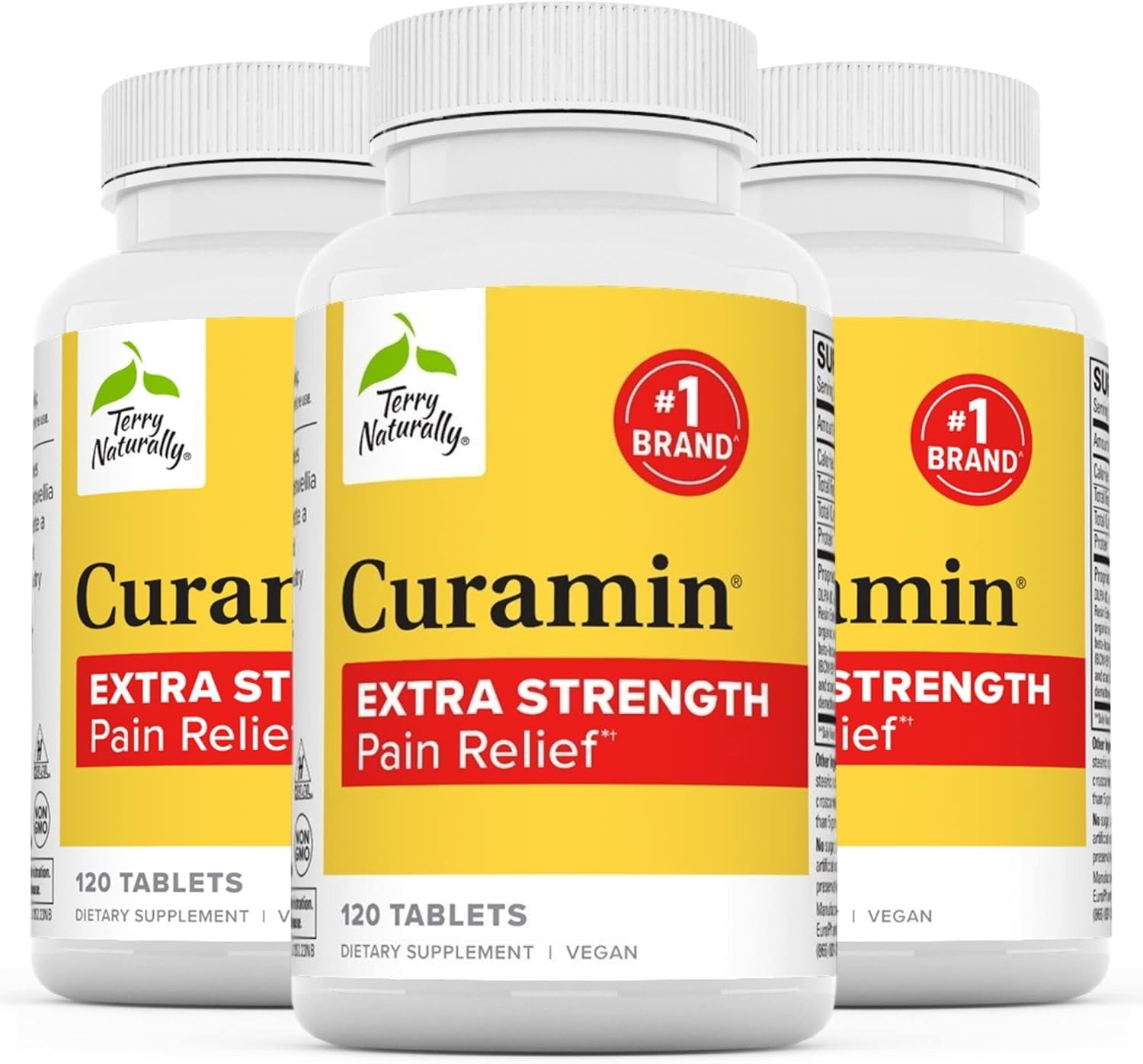 Terry Naturally Curamin Extra Strength - 120 Tablets (Pack of 3 ...