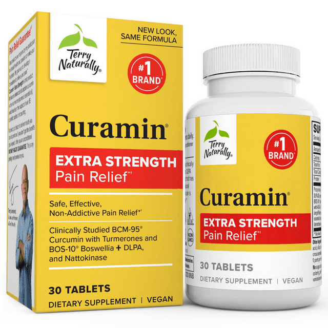 Terry Naturally Curamin Extra Strength Supplement - 30 Tablets ...