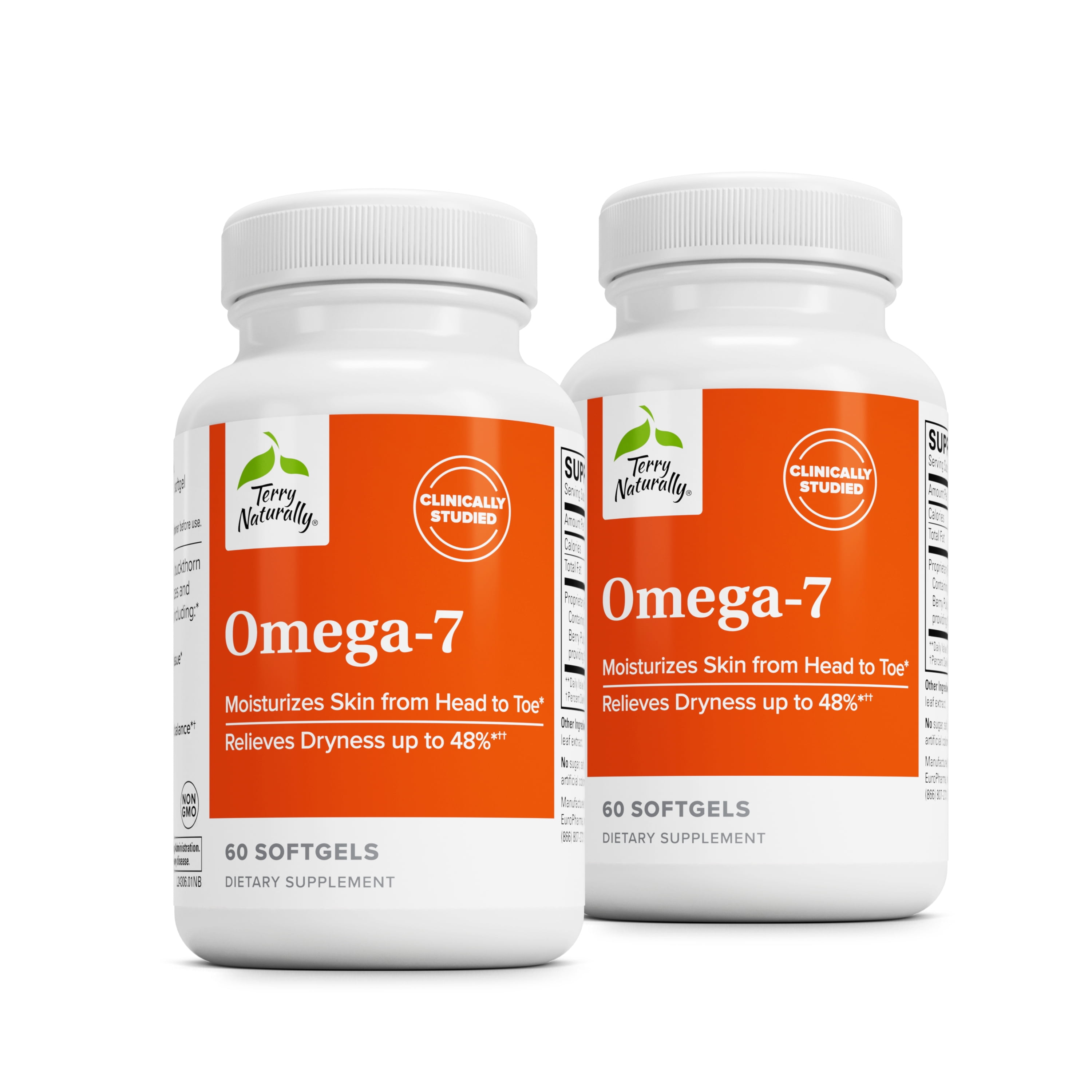 Terry Naturally Omega-7 - 60 Softgels (Pack of 2) - Walmart.com