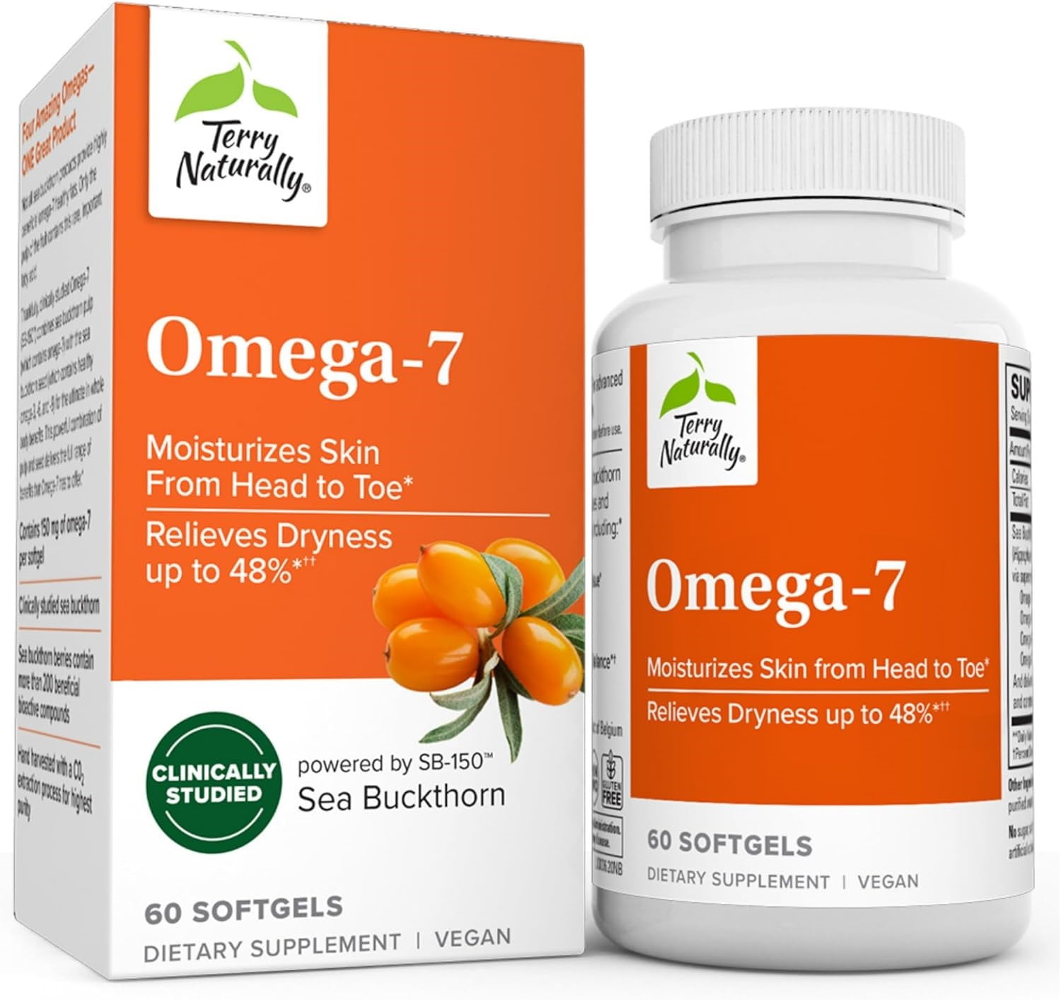 Terry Naturally Omega-7 - 60 Softgels (Pack of 2) - Walmart.com