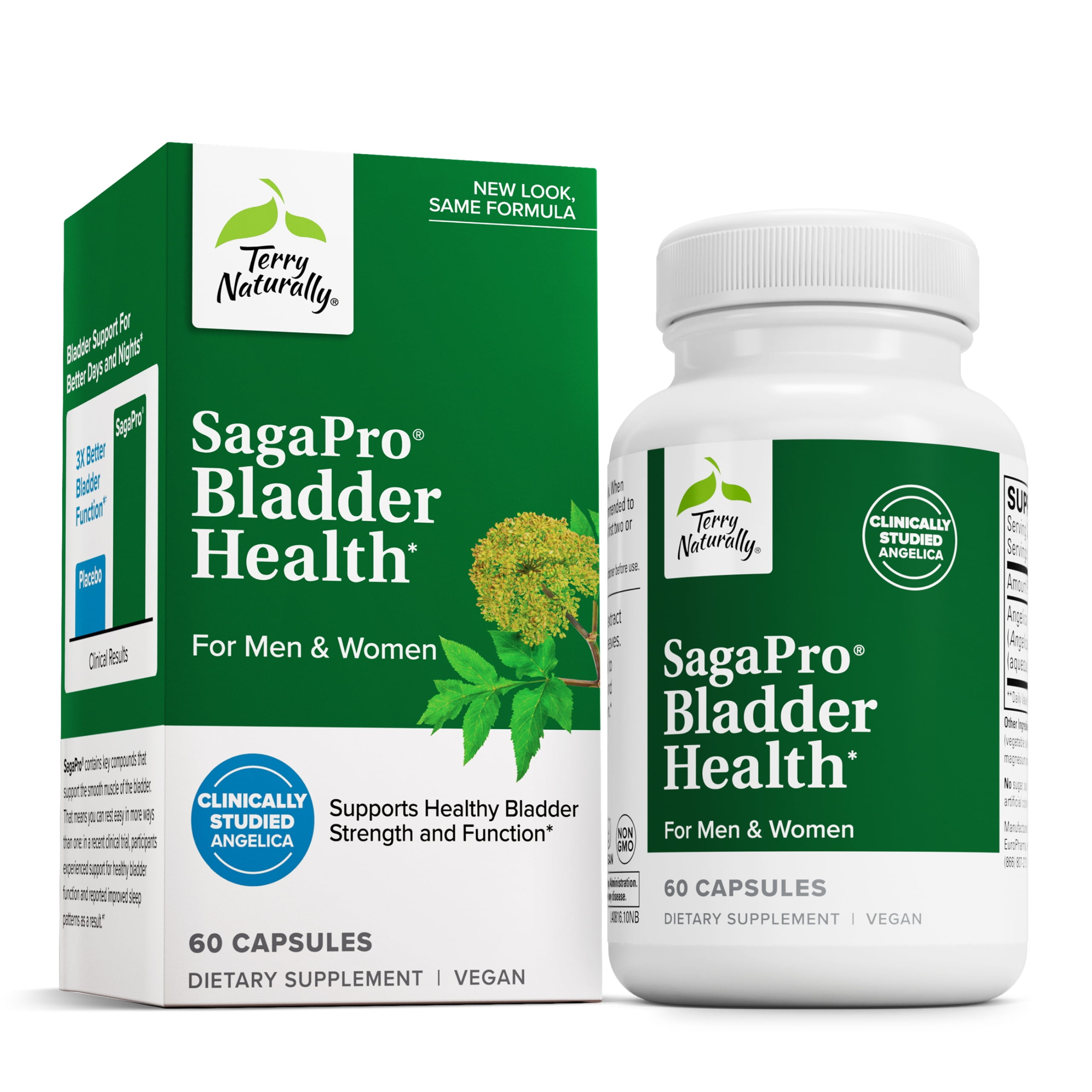 Free Shipping! Terry Naturally SagaPro Bladder Support with 100 mg ...