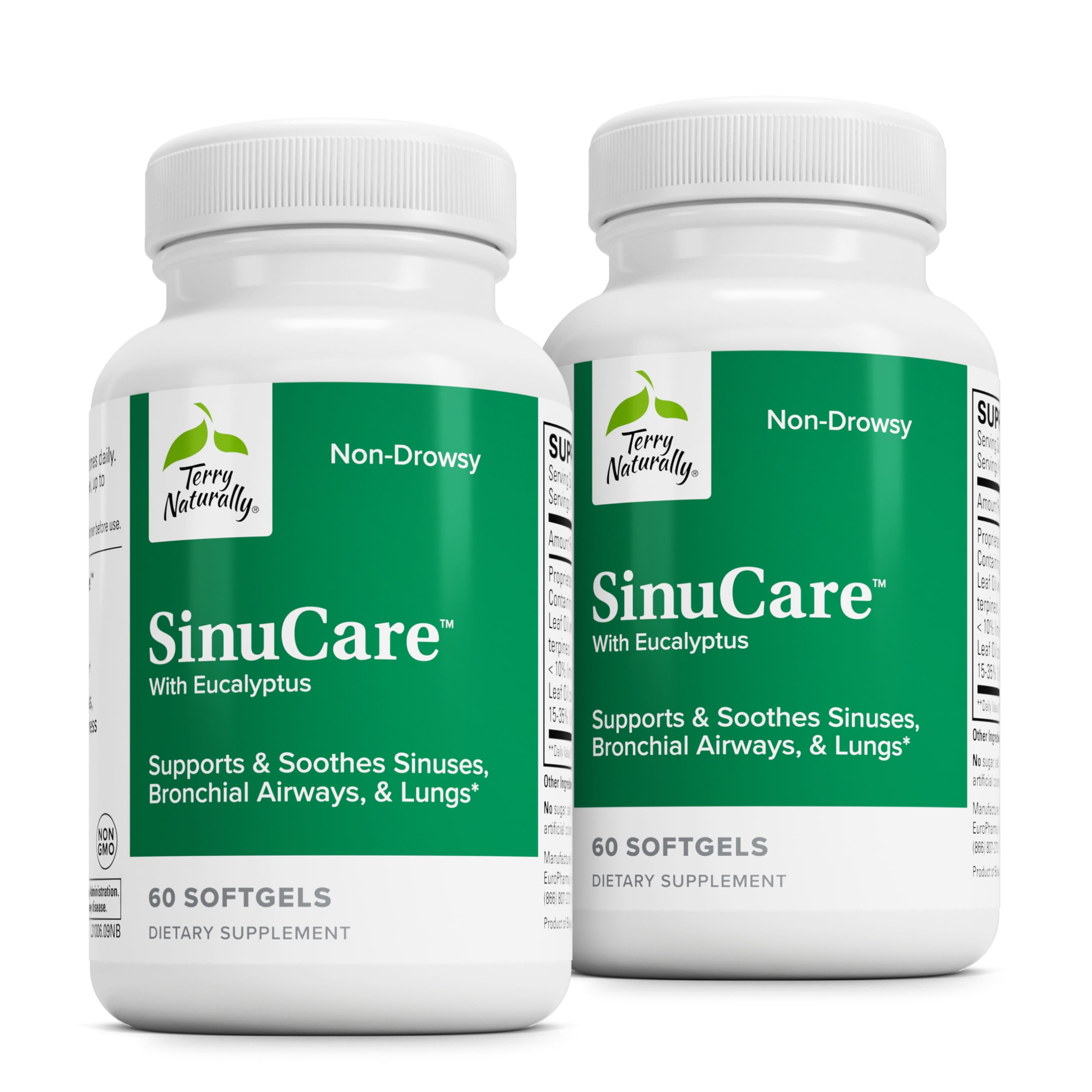 Terry Naturally SinuCare - 60 Softgels, 2 Pack - Walmart.com
