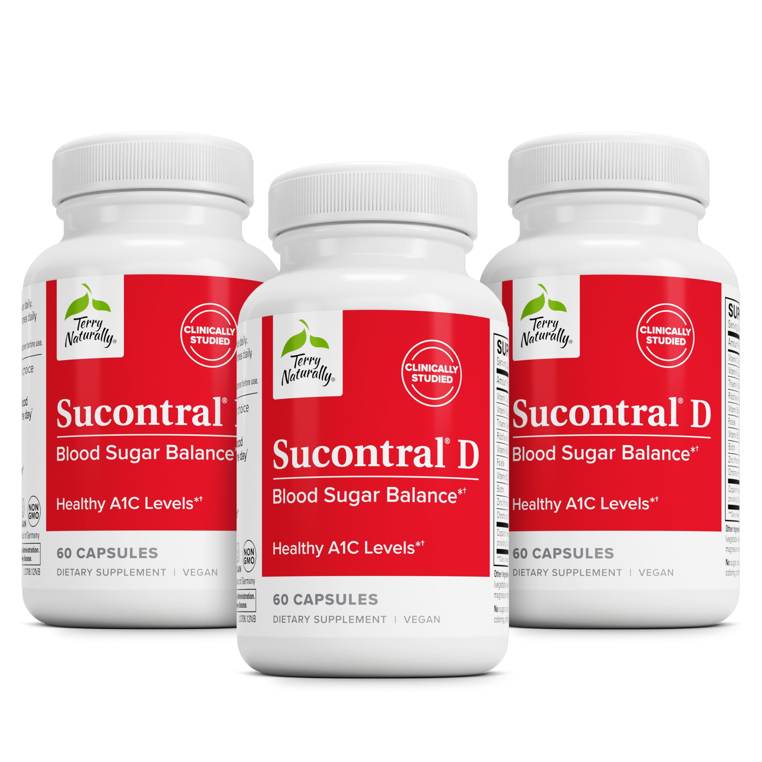 Terry Naturally Sucontral D - 60 Capsules (Pack of 3) - Walmart.com