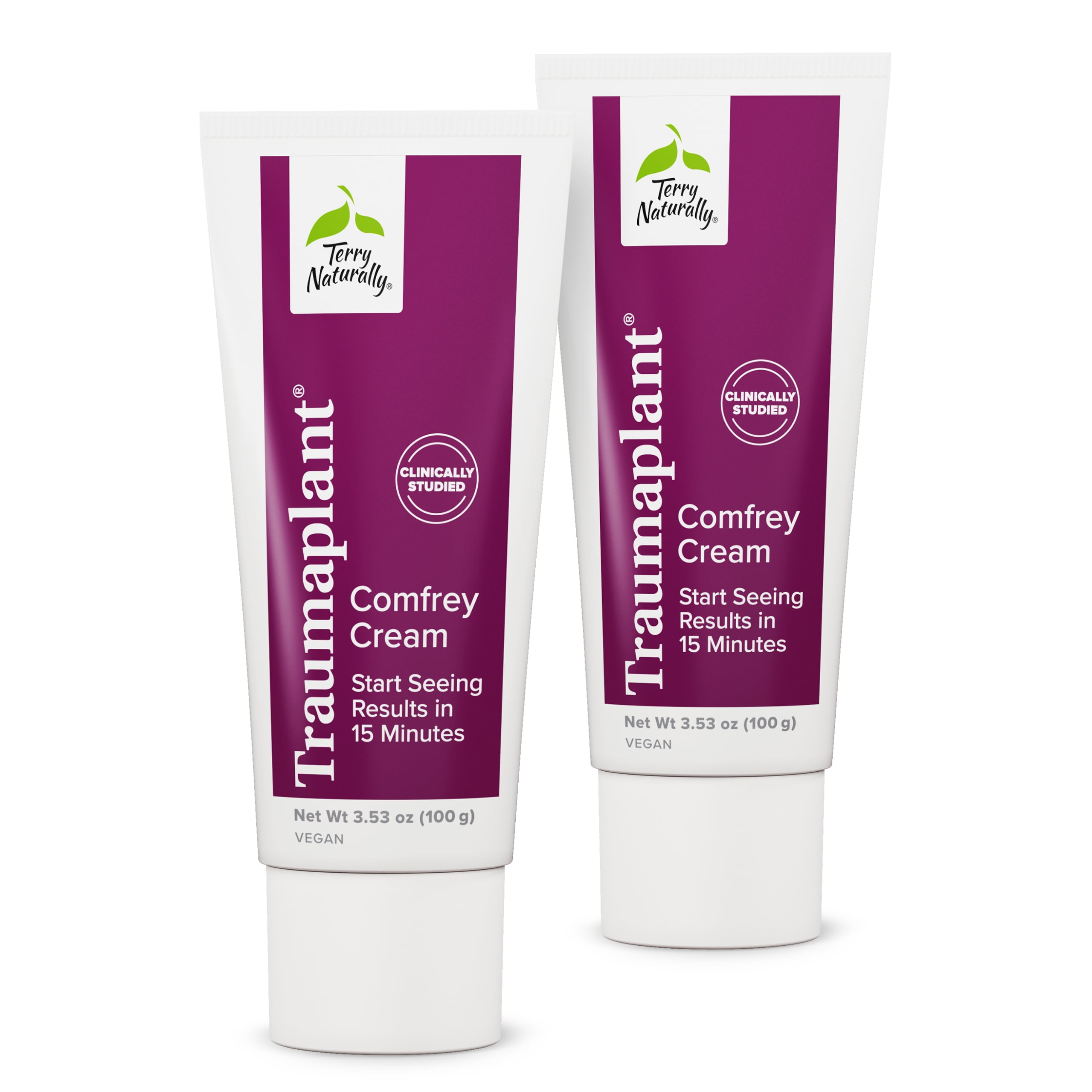 Terry Naturally Traumaplant Comfrey Cream - 3.53 oz, 2 Pack - Walmart.com