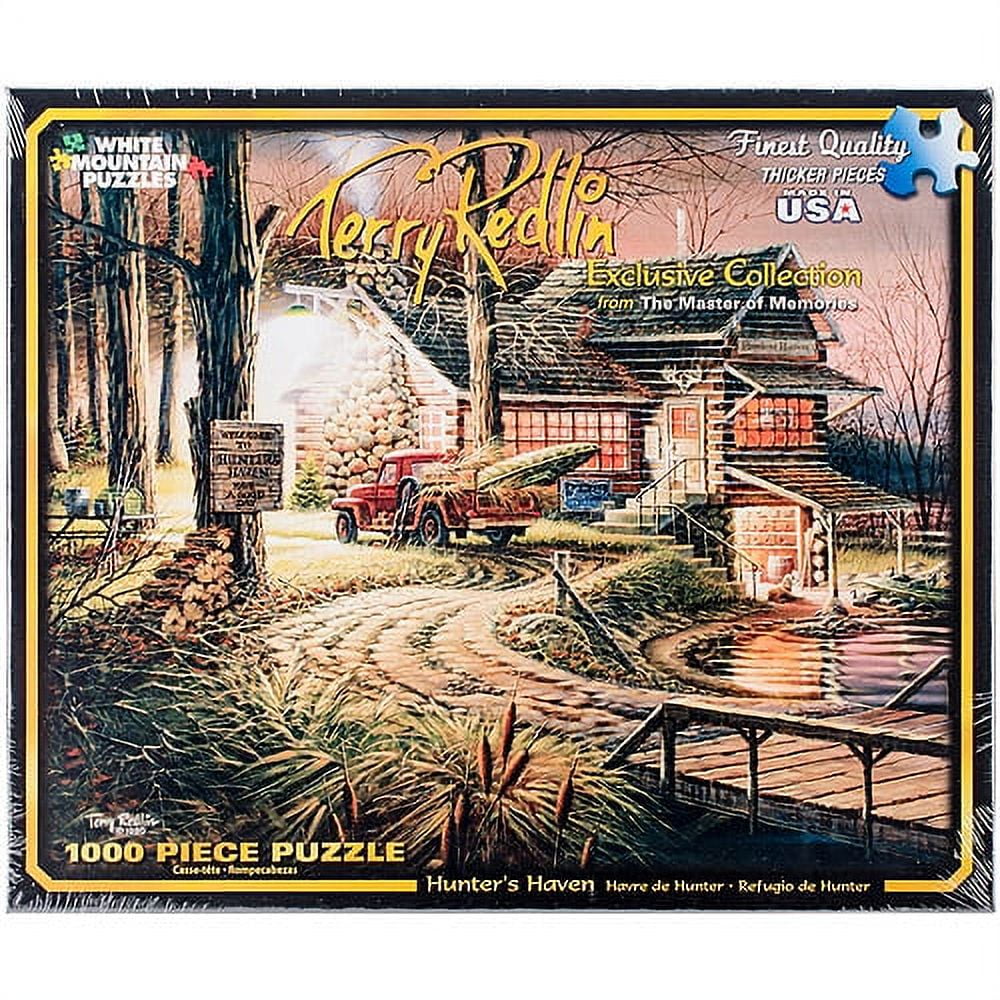 Terry Redlin Hunter's Haven Jigsaw Puzzle, 1000 Pieces, 24" x 30 ...