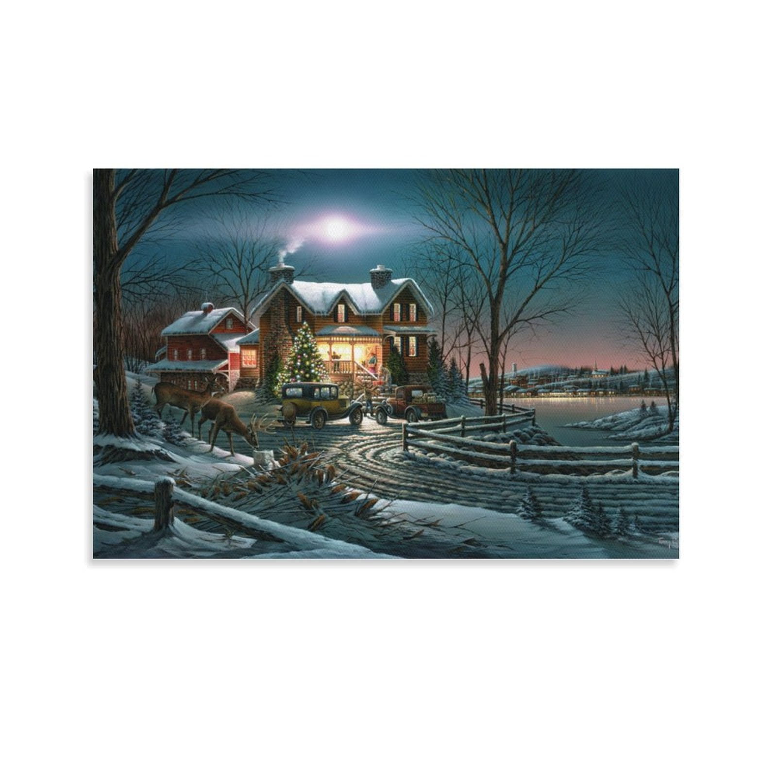 Terry Redlin Print Painting Landscape (1) Poster Cool Artworks Painting ...