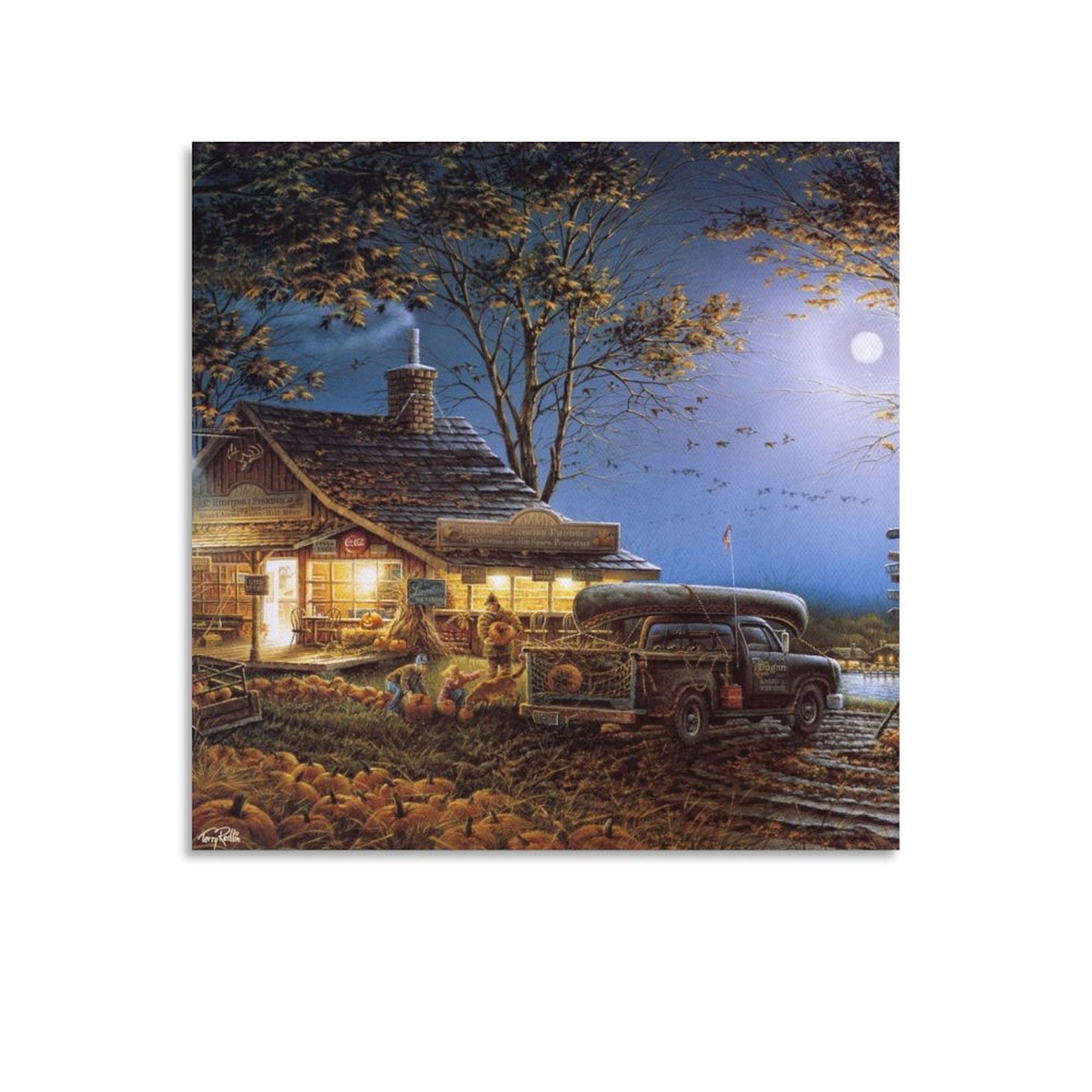 Terry Redlin Print Painting Landscape (10) Canvas Poster Wall Art ...