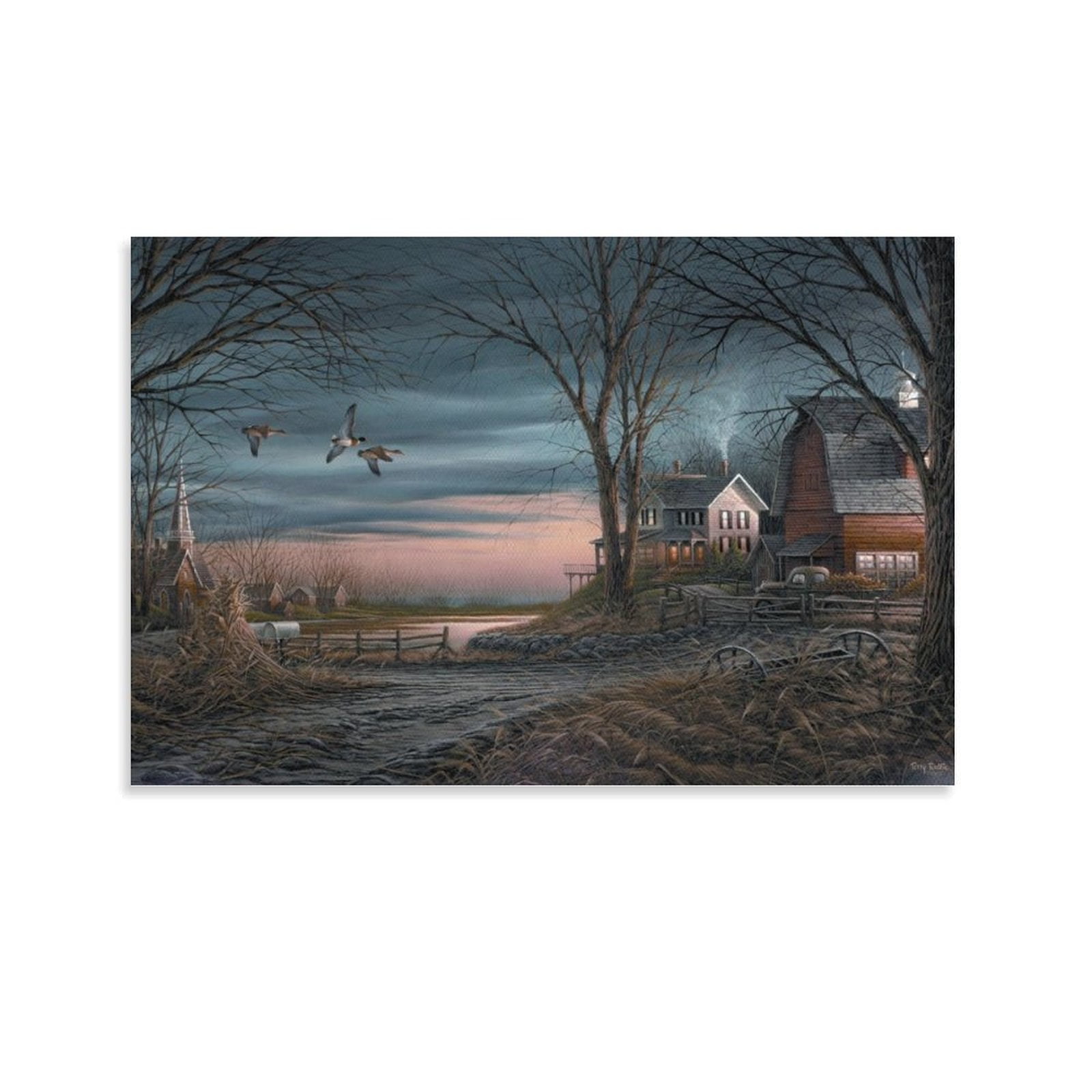 Terry Redlin Print Painting Landscape (113) Print Photo Art Painting ...
