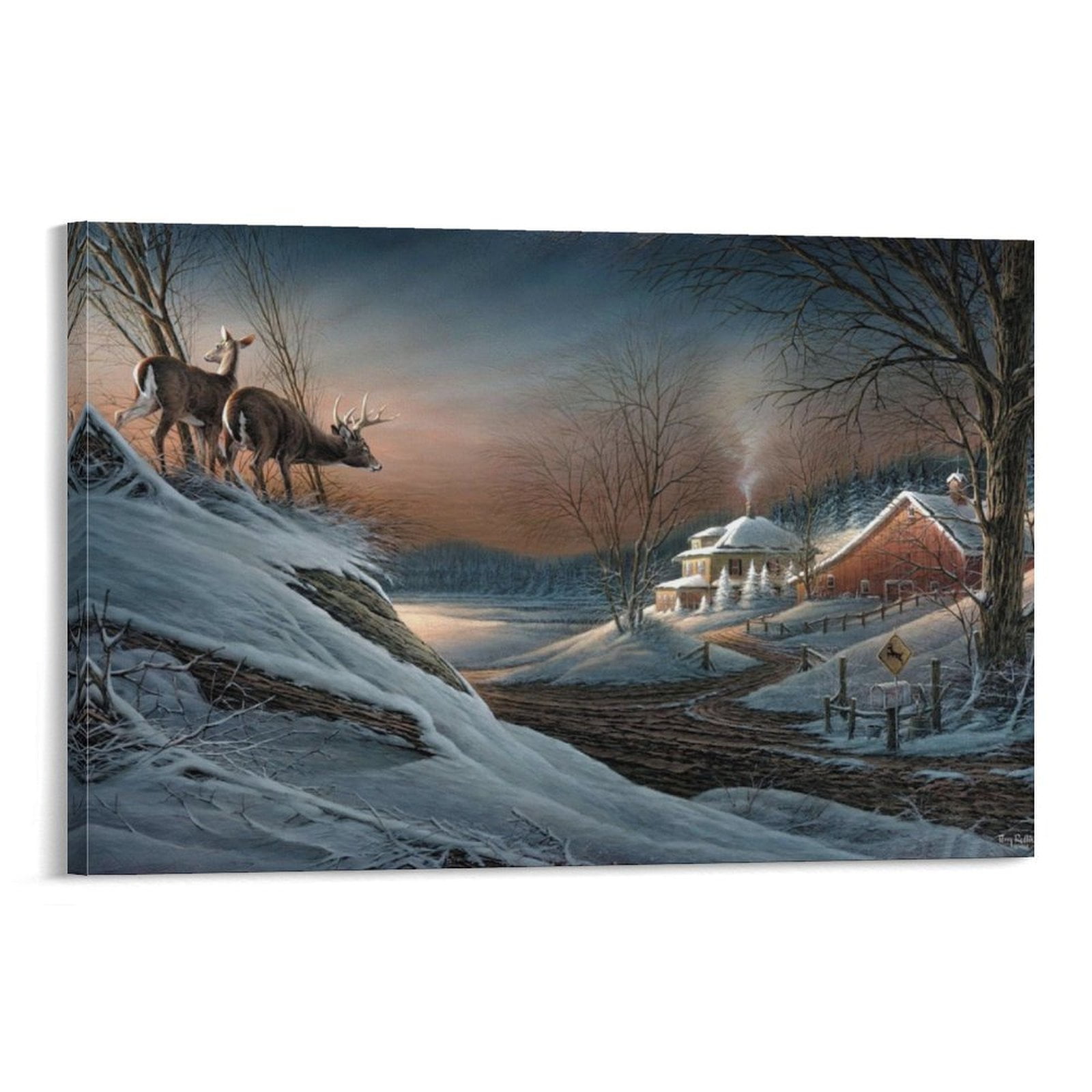 Terry Redlin Print Painting Landscape (129) Canvas Wall Art Poster ...