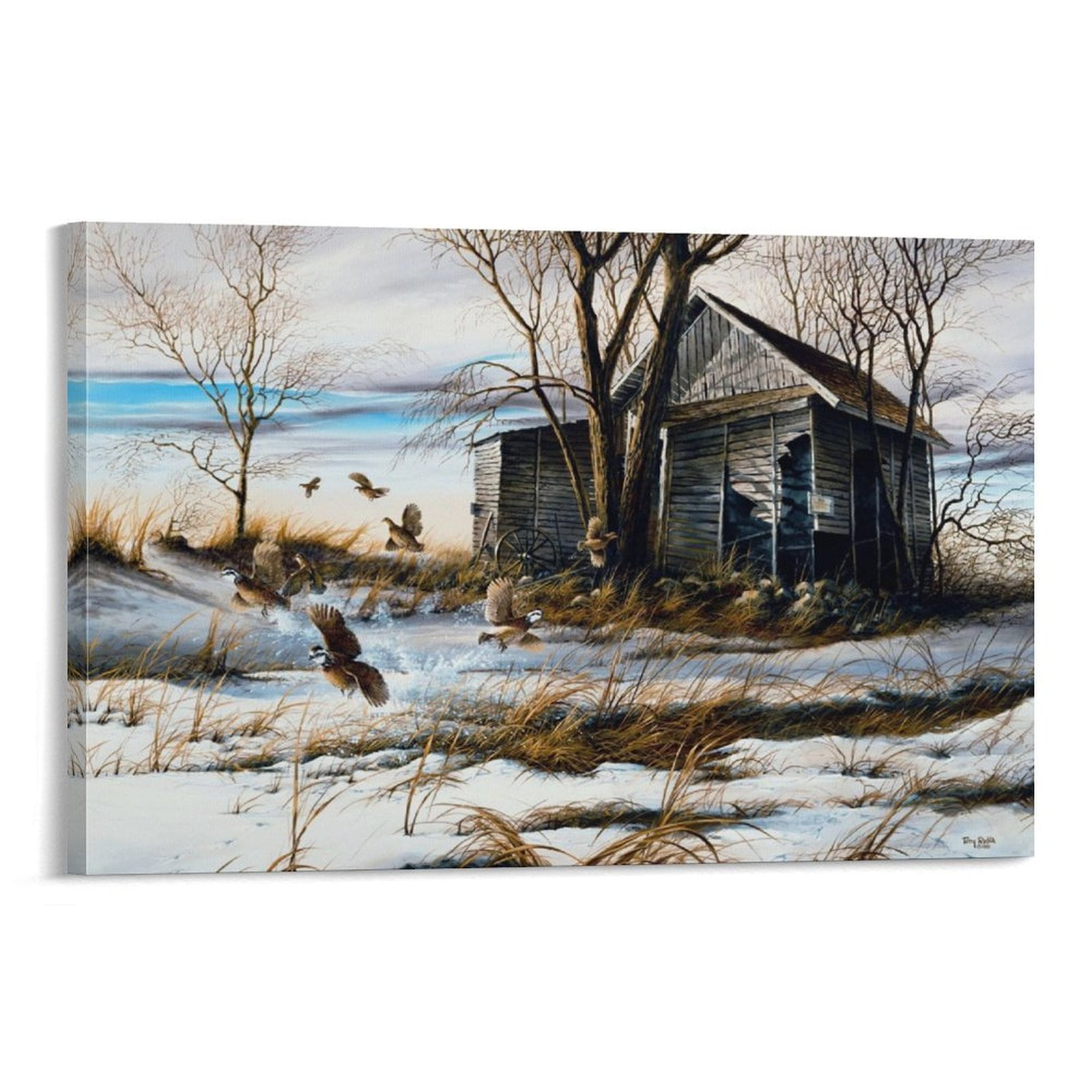 Terry Redlin Print Painting Landscape (25) Artworks Canvas Poster Room ...