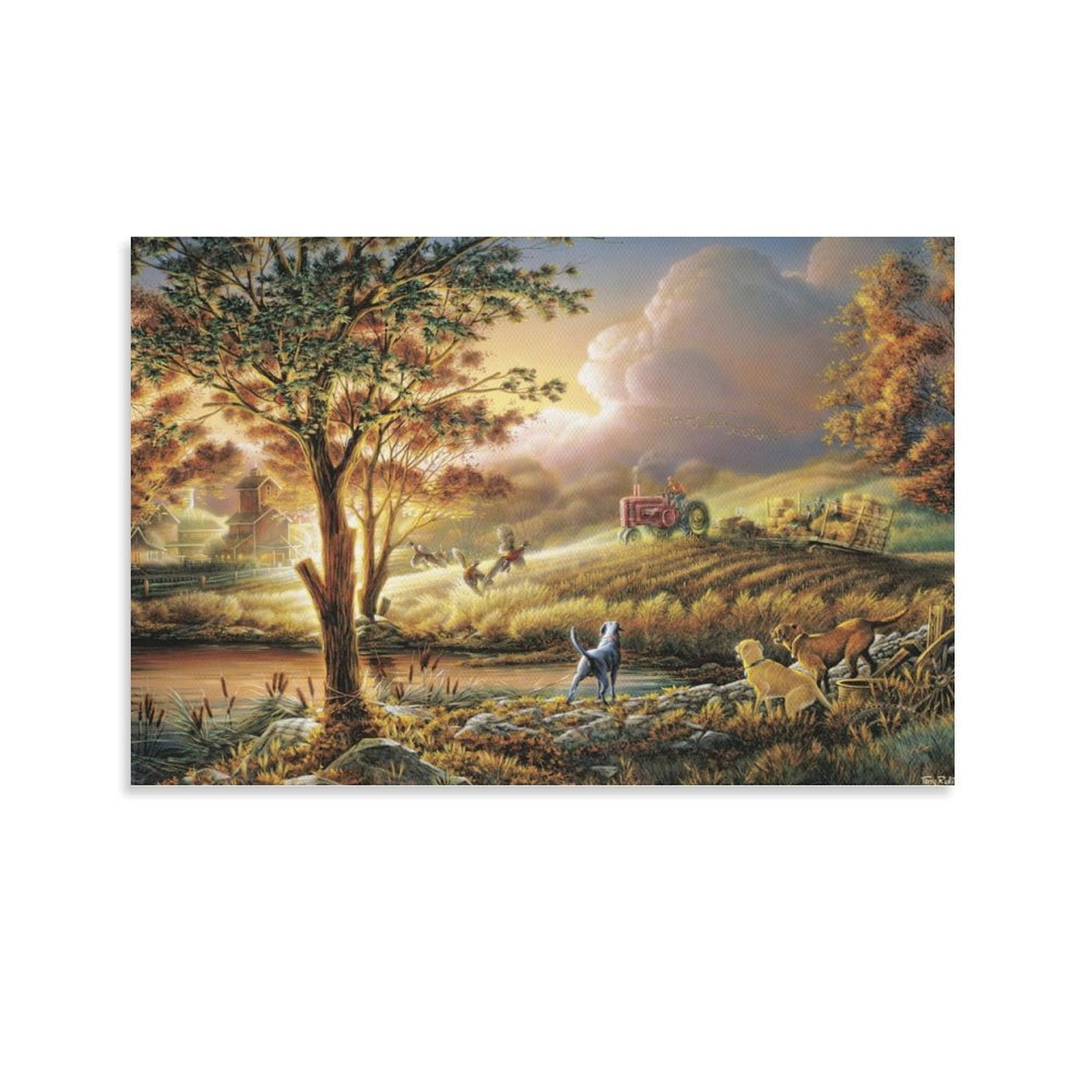 Terry Redlin Print Painting Landscape (55) Canvas Art Poster and Wall ...