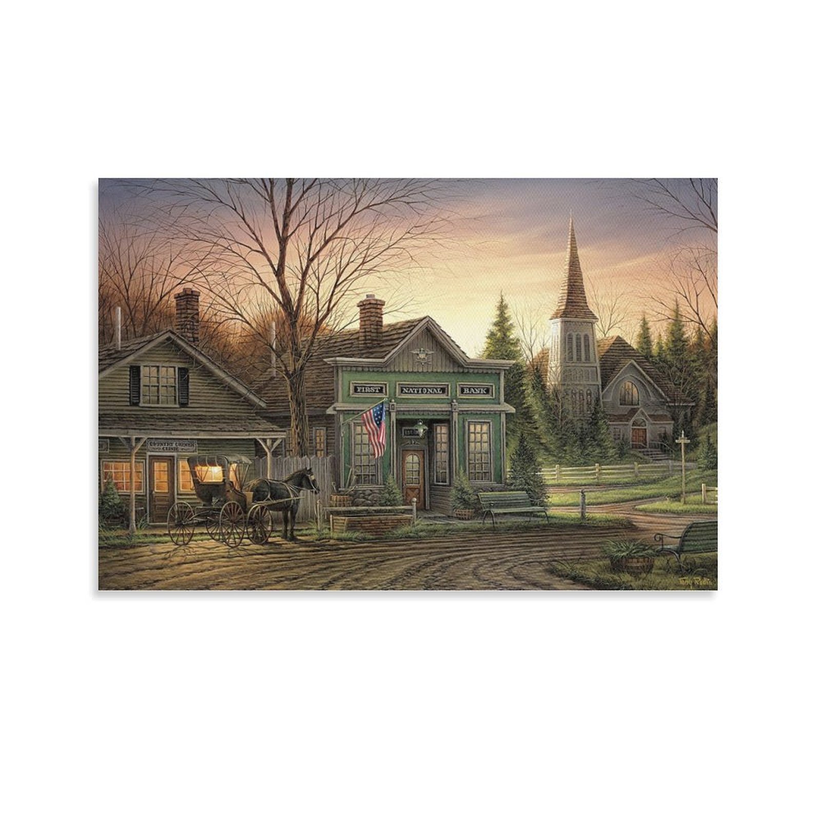 Terry Redlin Print Painting Landscape (58) Canvas Wall Art Poster ...
