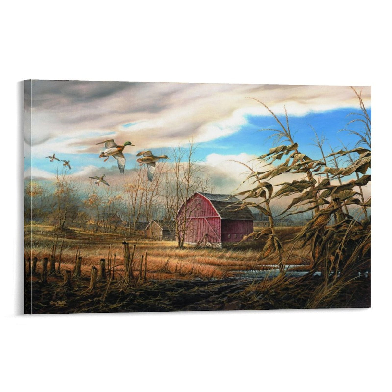 Terry Redlin Print Painting Landscape (60) Canvas Art Poster and Wall ...