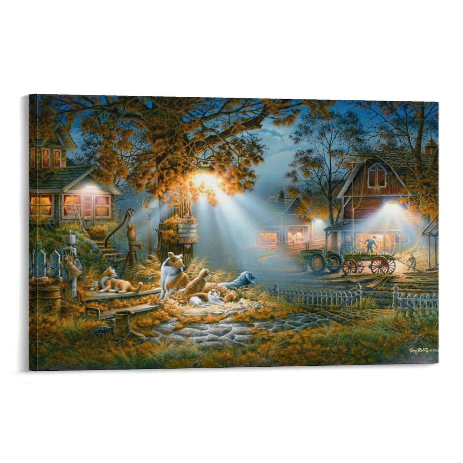 Terry Redlin Print Painting Landscape (63) Canvas Poster Wall Art ...
