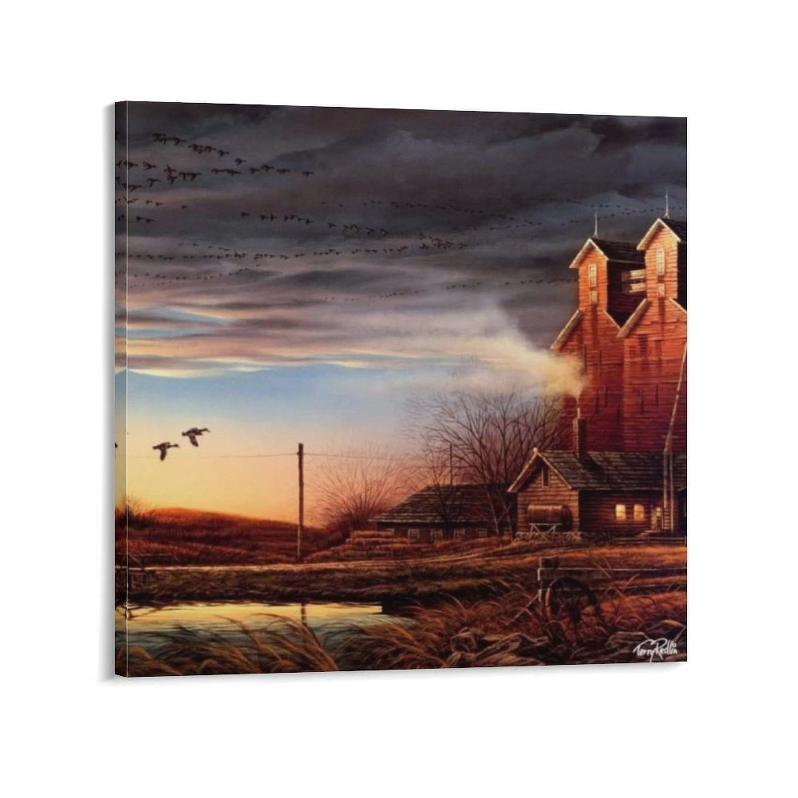 Terry Redlin Print Painting Landscape (67) Canvas Art Poster and Wall ...