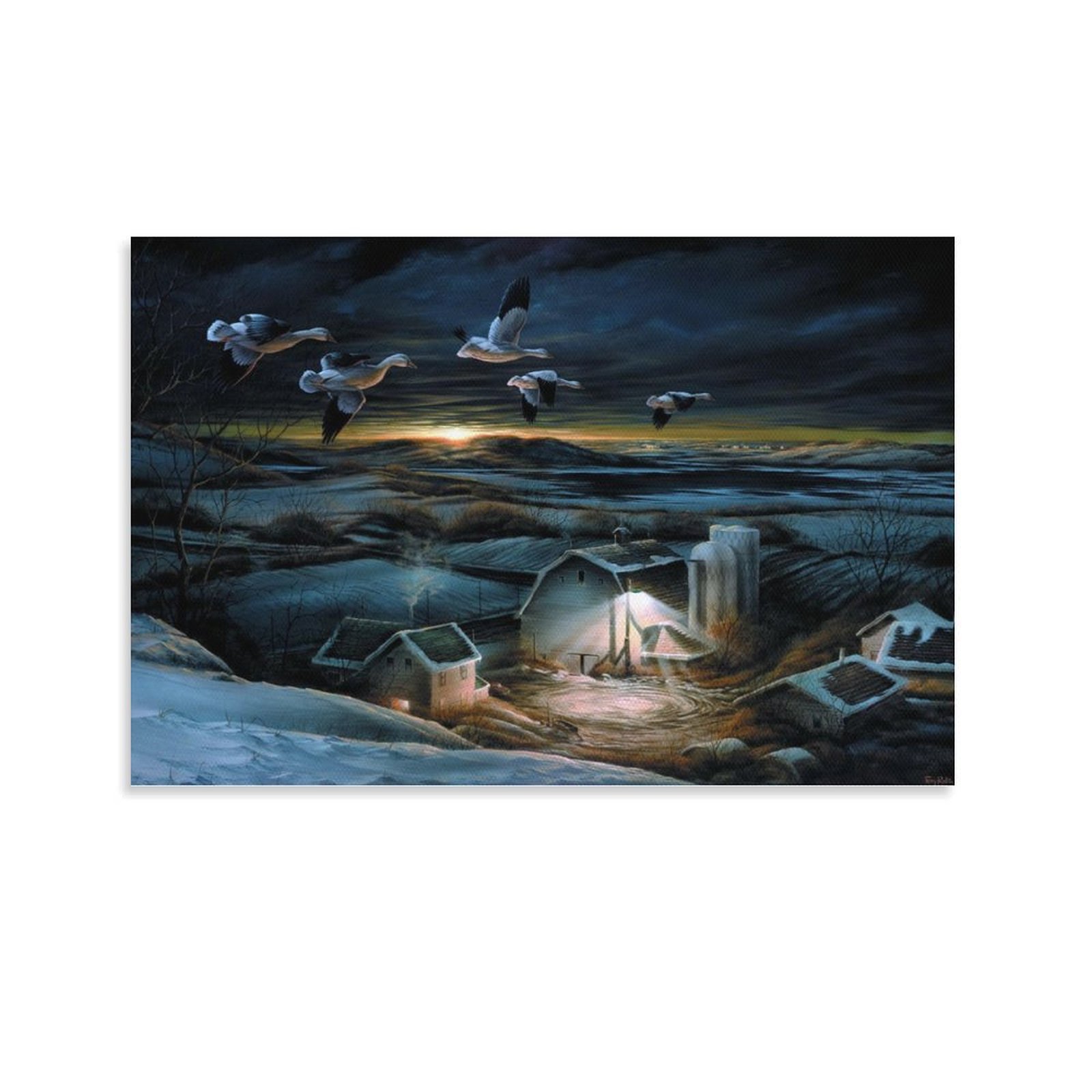 Terry Redlin Print Painting Landscape (70) Canvas Art Poster and Wall ...