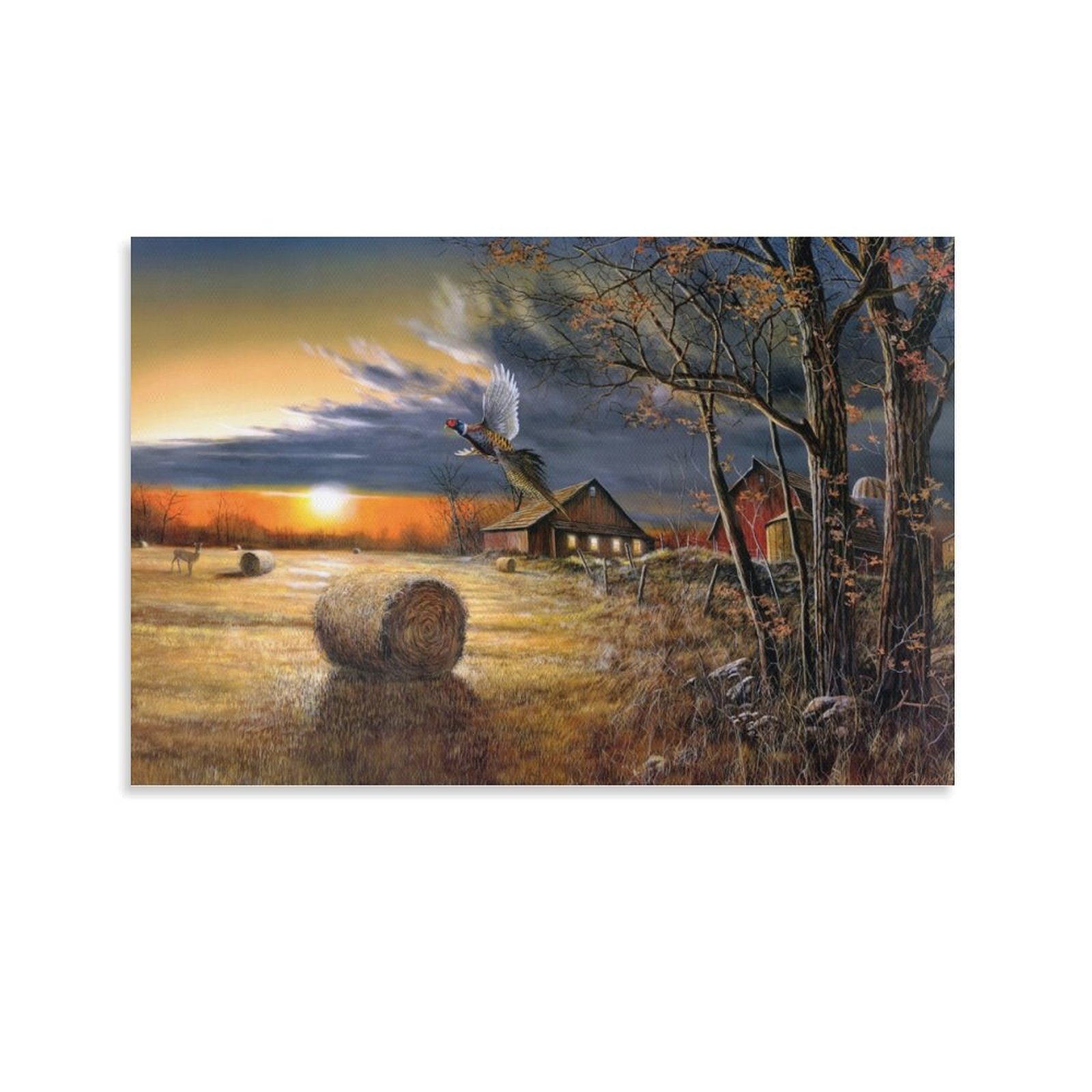 Terry Redlin Print Painting Landscape (71) Artworks Canvas Poster Room ...