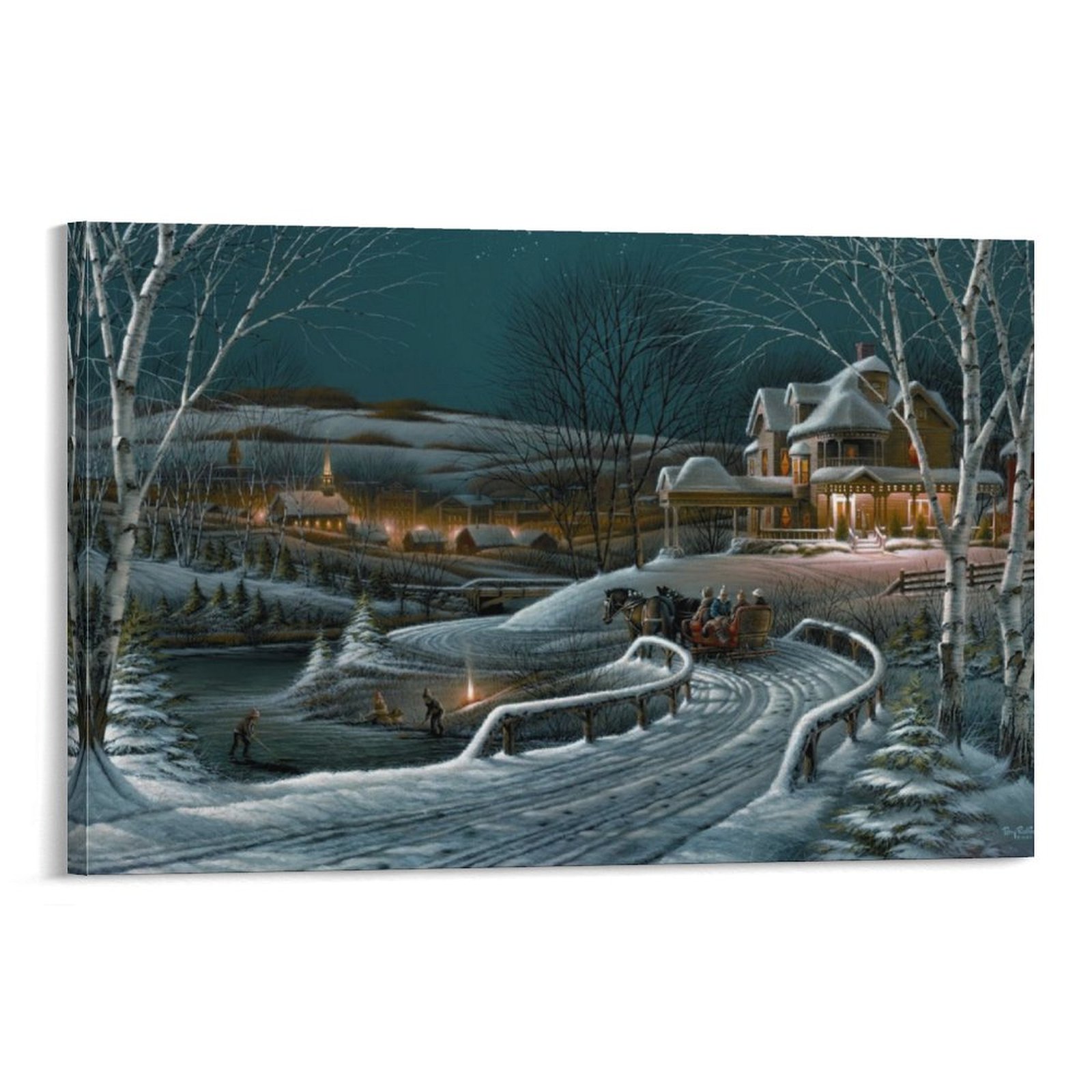 Terry Redlin Print Painting Landscape (83) Artworks Canvas Poster Room ...
