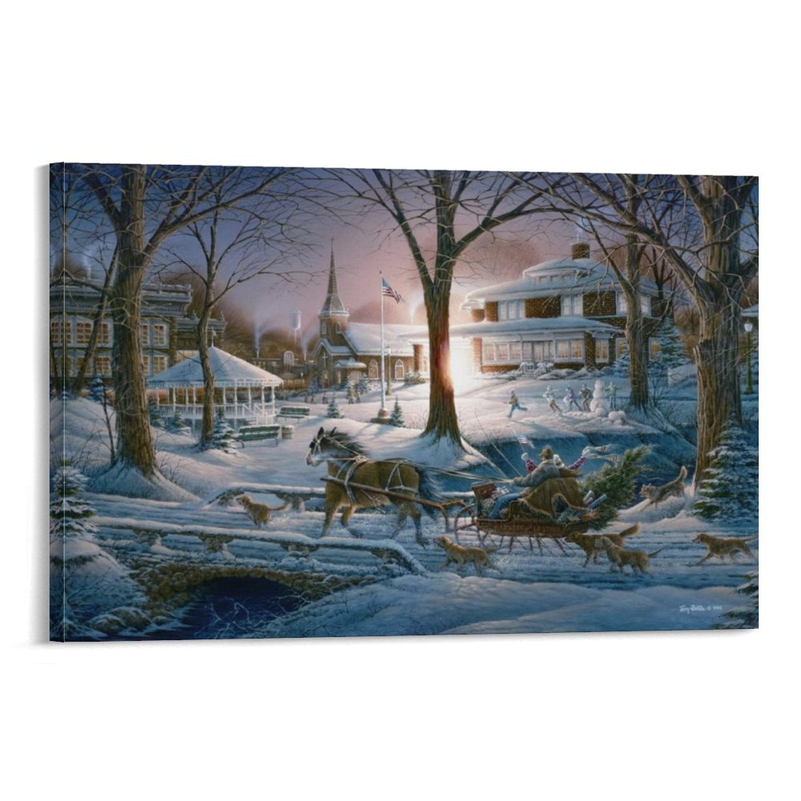 Terry Redlin Print Painting Landscape (85) Poster Decorative Painting ...