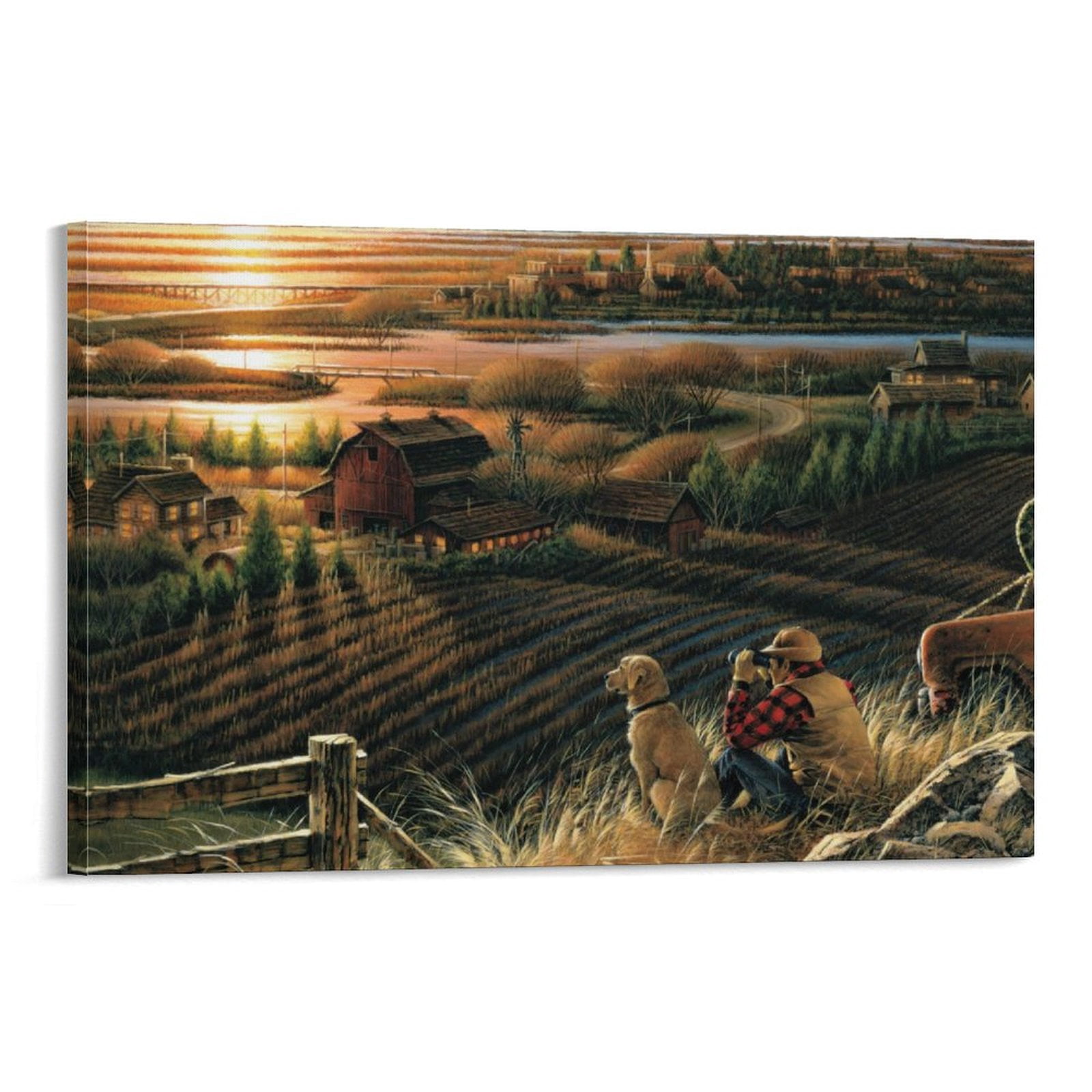 Terry Redlin Print Painting Landscape (91) Canvas Wall Art Prints ...