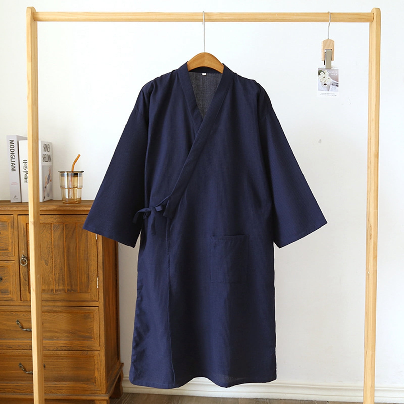Terry Robe Male Bathrobe Robe For Men Mens Summer Thin, Lace Up ...