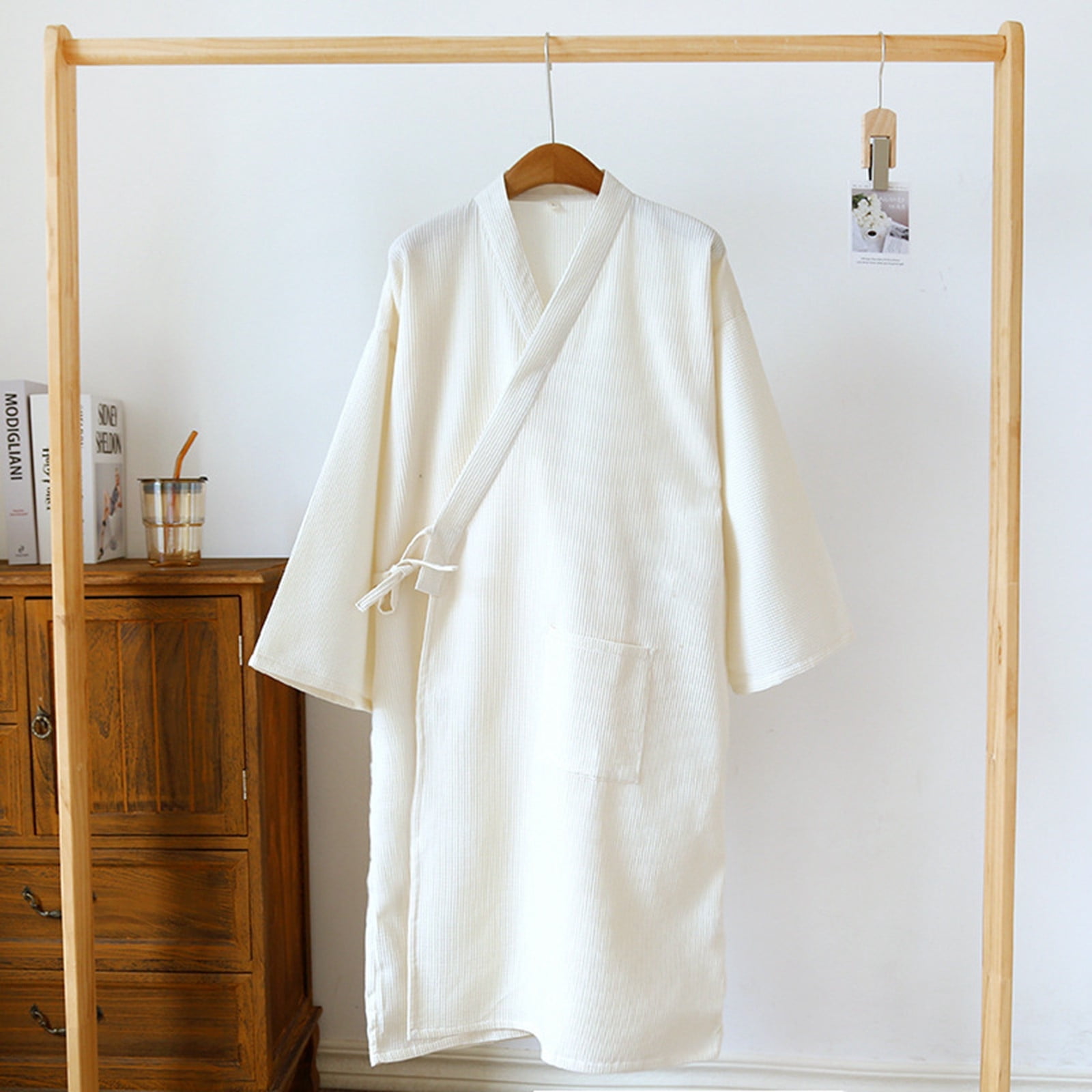 Terry Robe Men Bathrobe Robe Terry Mens Summer Robes Thin, Lace Up ...
