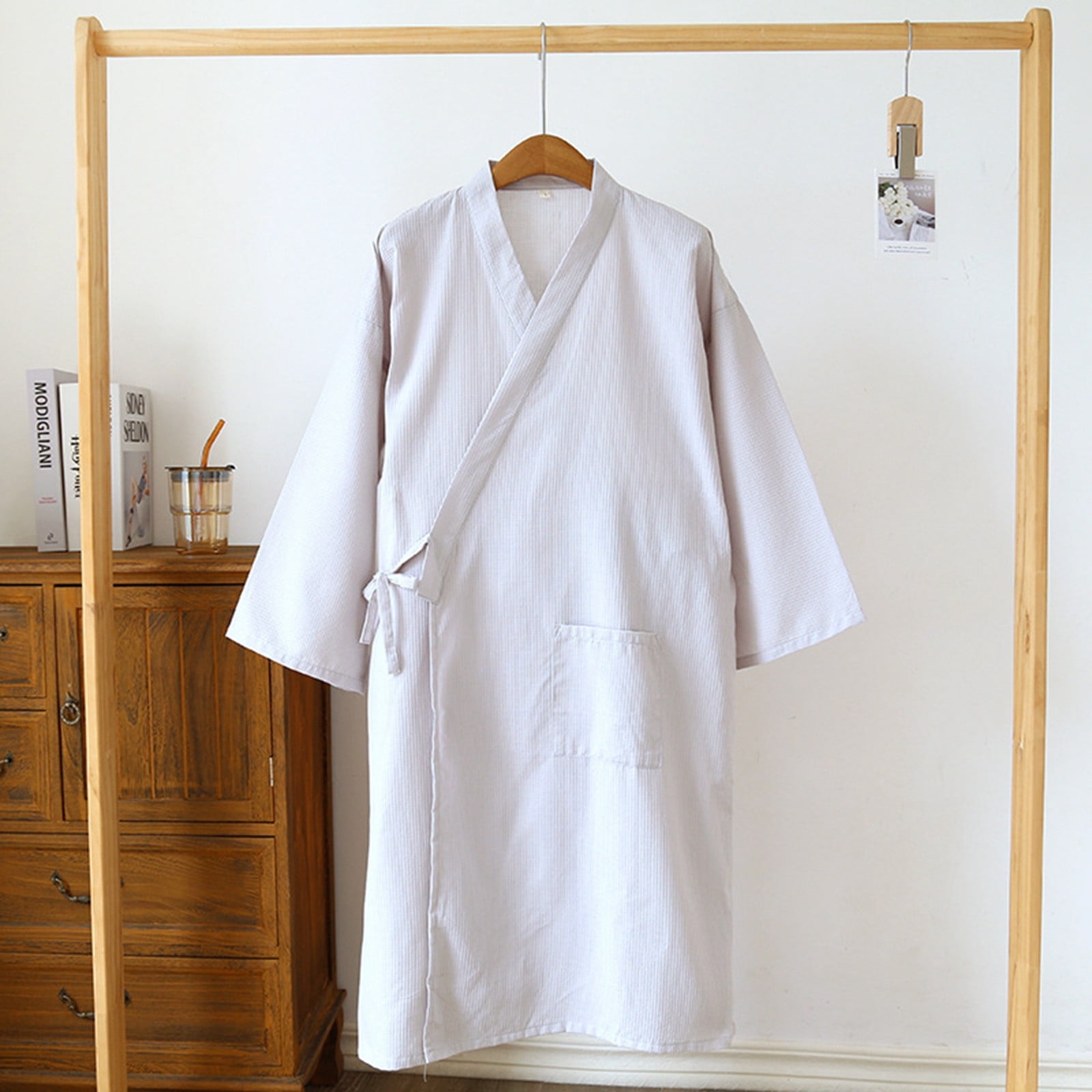 Terry Robe Men Bathrobe Robe Terry Mens Summer Robes Thin, Lace Up ...