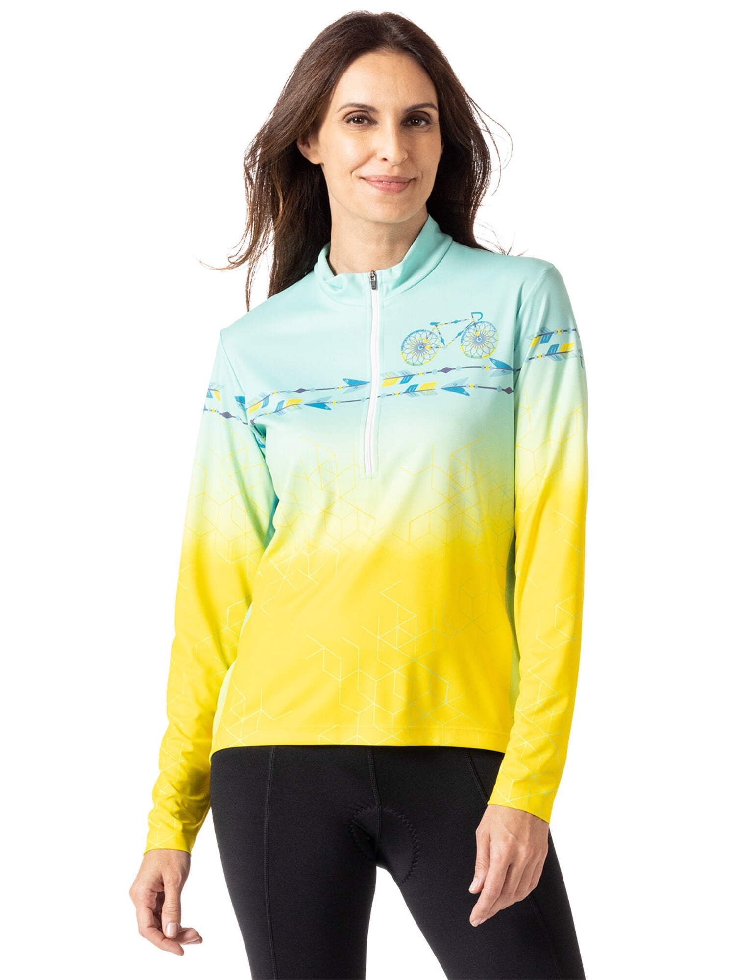 Terry Sunblocker Womens Long Sleeve Cycling Jersey Bike Apparel ...