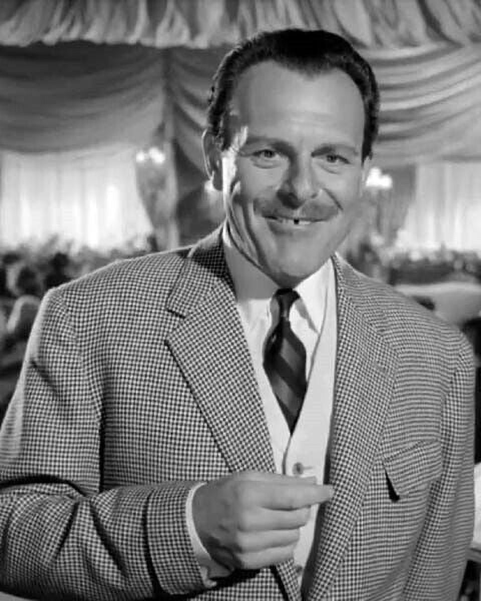 Terry-Thomas with his rakish smile in classic 1960's pose 8x10 inch ...