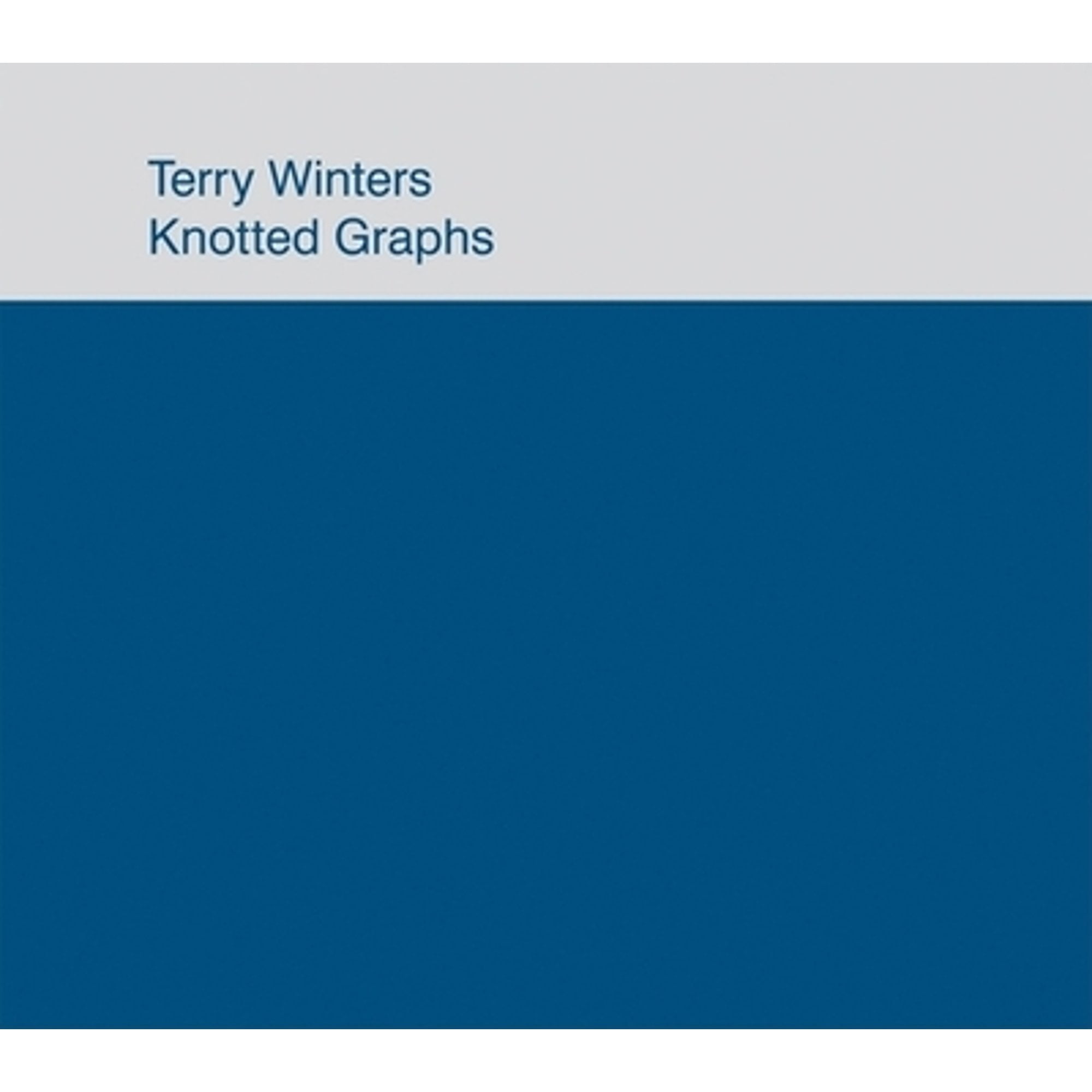 Pre-Owned Terry Winters: Knotted Graphs (Hardcover 9781880146507) by ...
