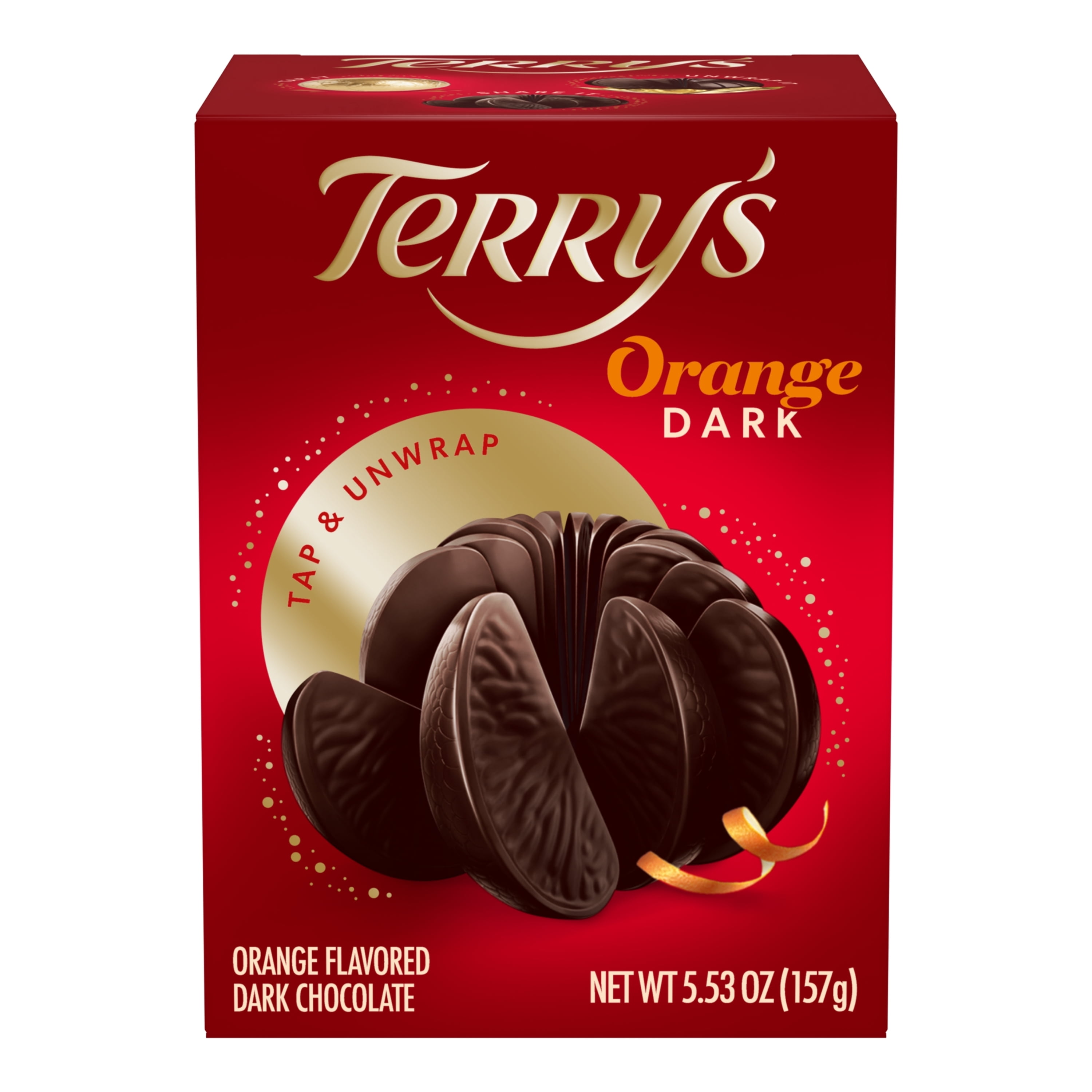 Terry's Original Chocolate Orange Ball, Dark Chocolate Infused with Orange, 5.53oz Box - Walmart.com