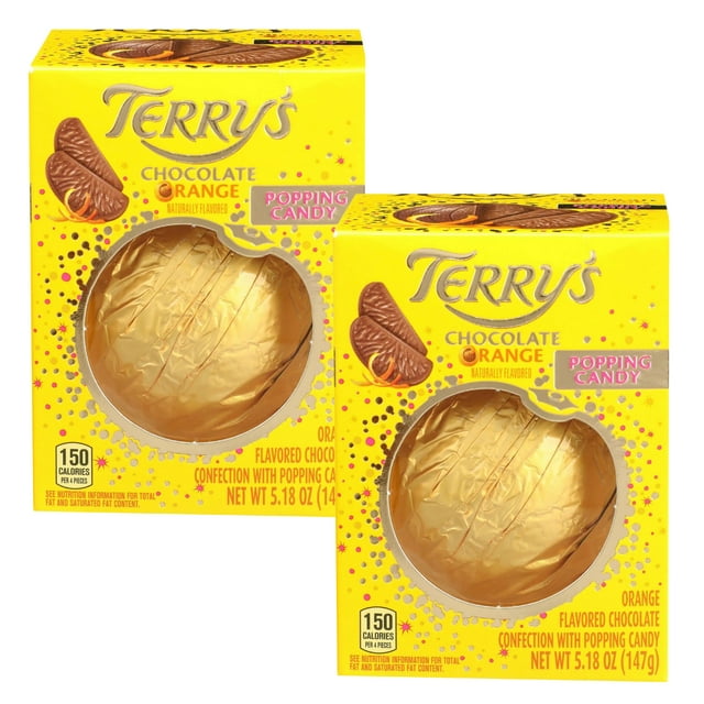 Terry's Chocolate Orange, Popping Candy Flavored Chocolate Confection ...