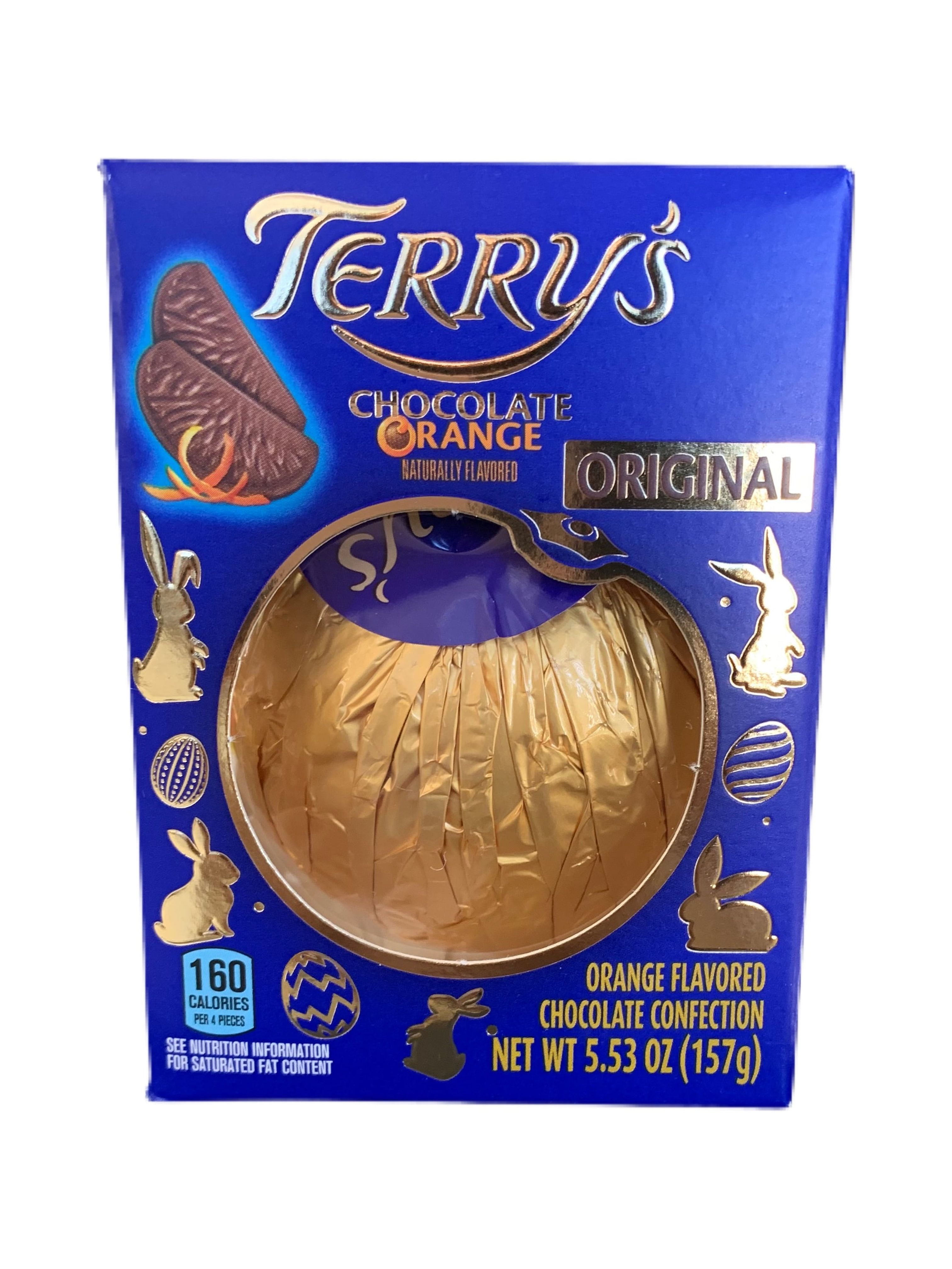 Terry's Milk Chocolate Orange, 5.53 oz, Premium Natural Orange Flavor ...