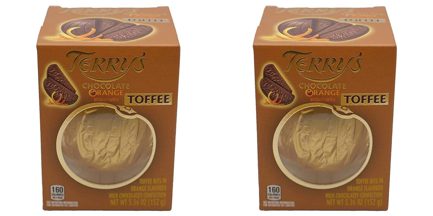 Terry's Milk Chocolate Orange Toffee 5.36 oz Box Pack of 2 - Walmart.com