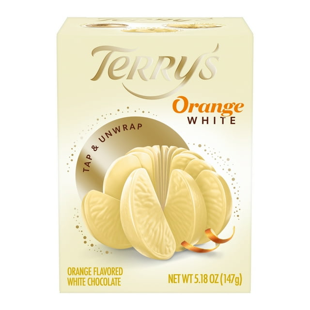 Terry's White Chocolate Orange Ball Holiday Candy,(1PACK), - Walmart.com