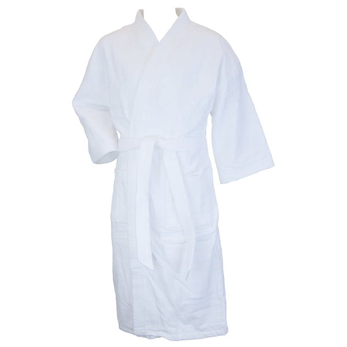 Terrytown Terry Velour Kimono Robes White - Walmart.com